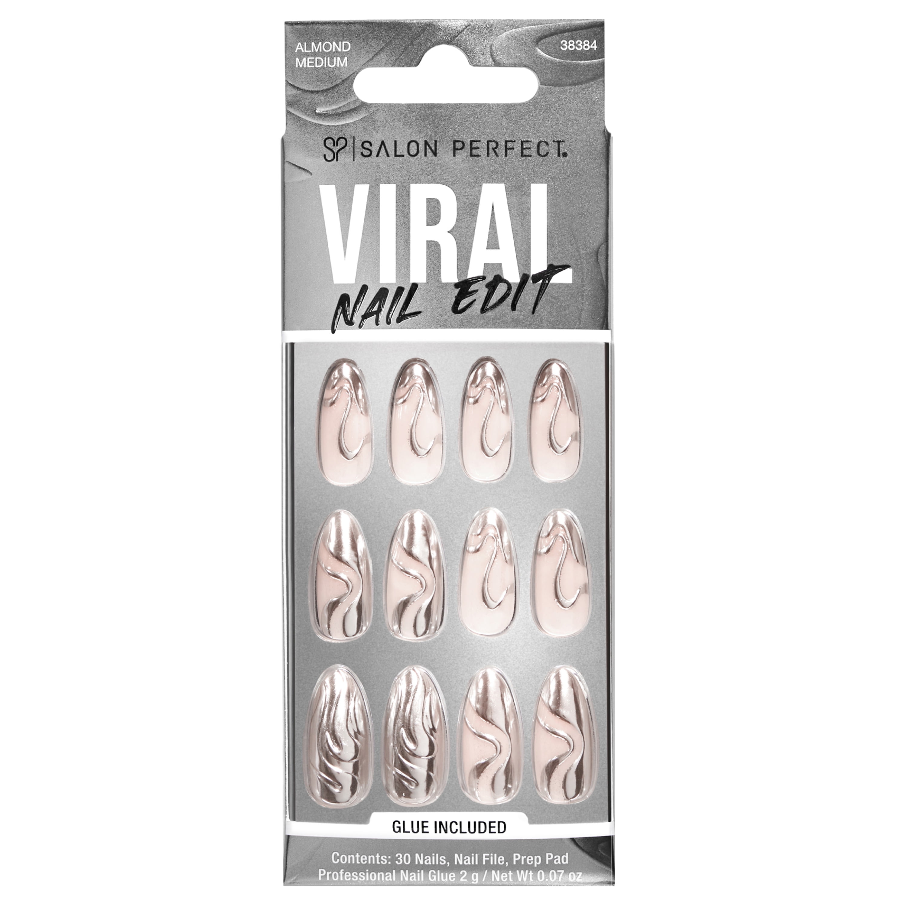 Salon Perfect Artificial Fake Press On Nails, 355 Viral Nail Edit ...