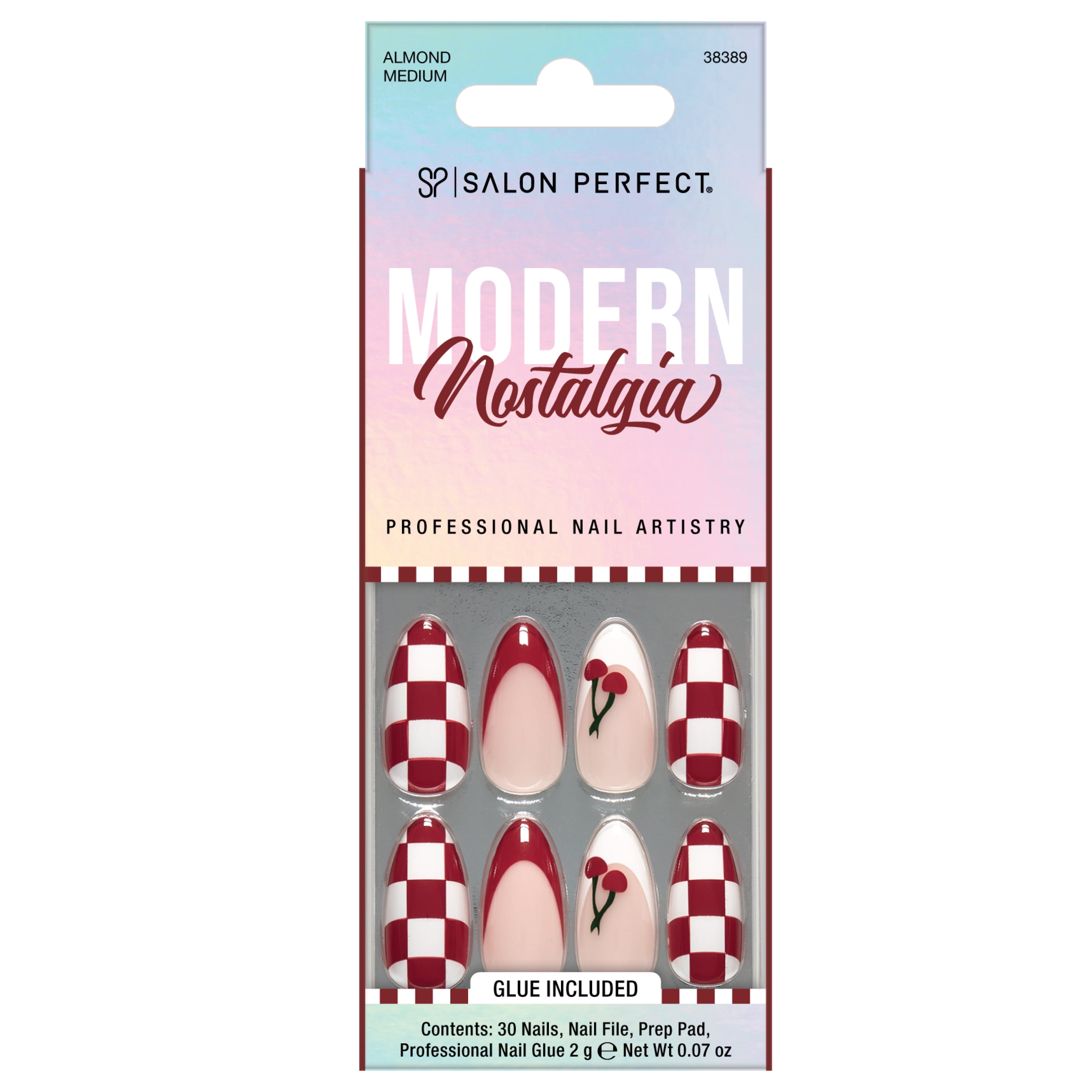 Salon Perfect Artificial Fake Press On Nails, 360 Modern Nostalgia ...