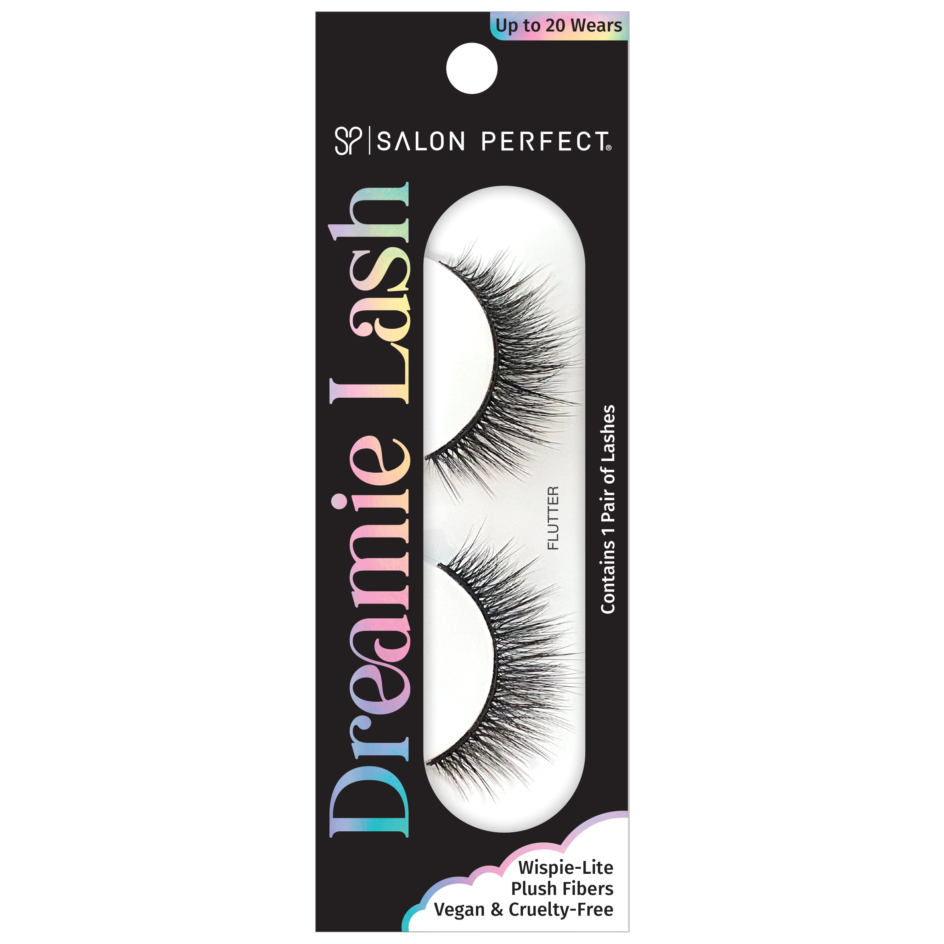 Salon Perfect Dreamie Lash False Eyelashes, Wispie Natural Looking Fake ...