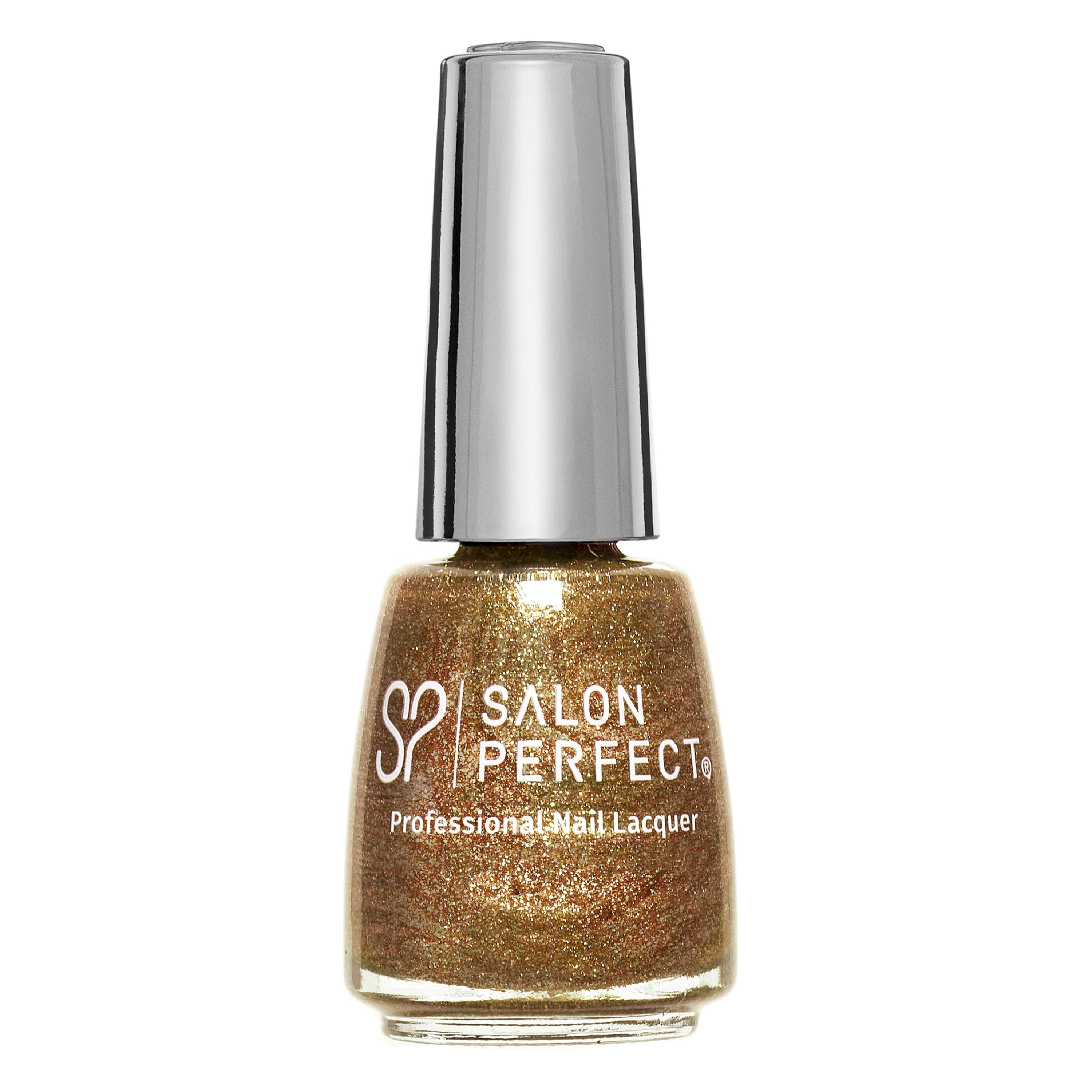 Salon Perfect Flash Nail Polish, 435 Bling It on, Bronze Glitter, 0.5 ...