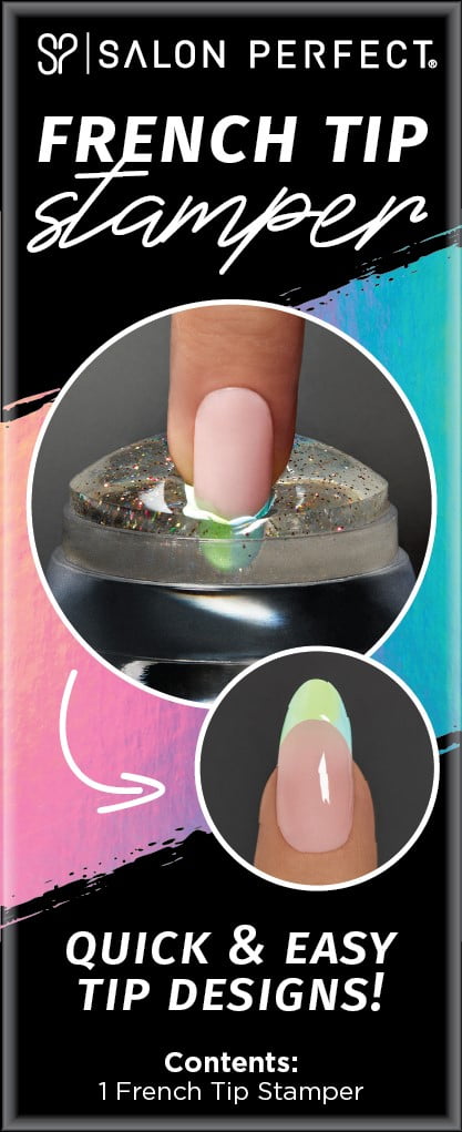 Salon Perfect French Nail Stamper, DIY French Tips, Flawless Smile Line ...