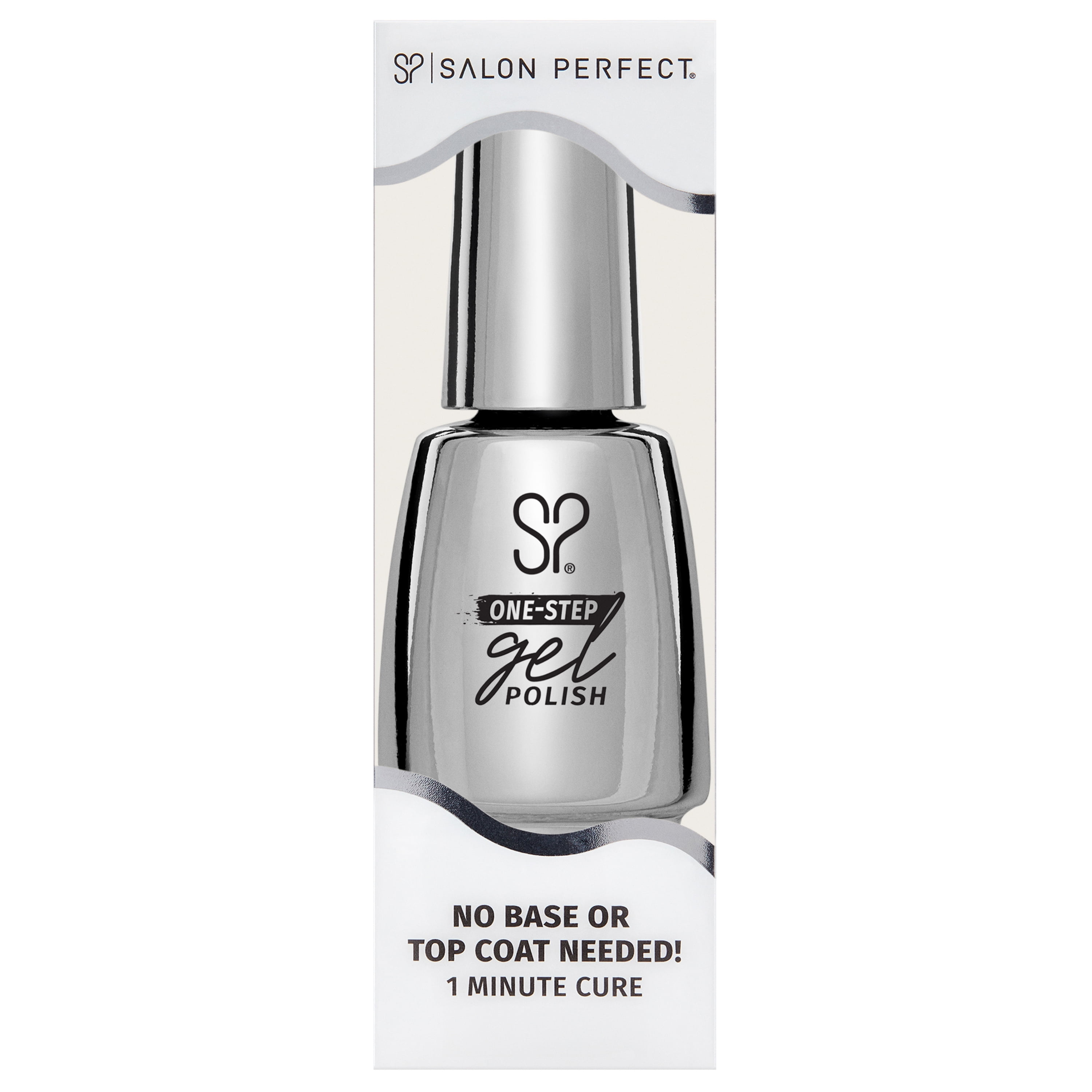 Salon Perfect One Step Gel Polish, Pillow Talk, Milky White Nail Polish ...