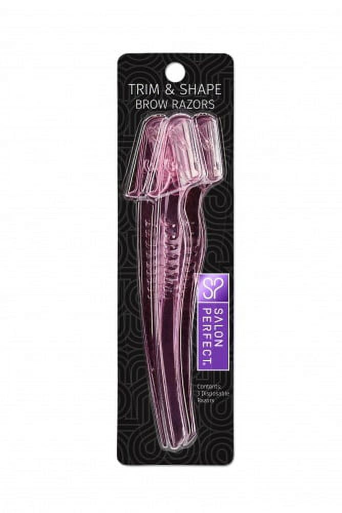 Salon Perfect Trim & Shape Brow Razors, 3 razors - Walmart Business ...