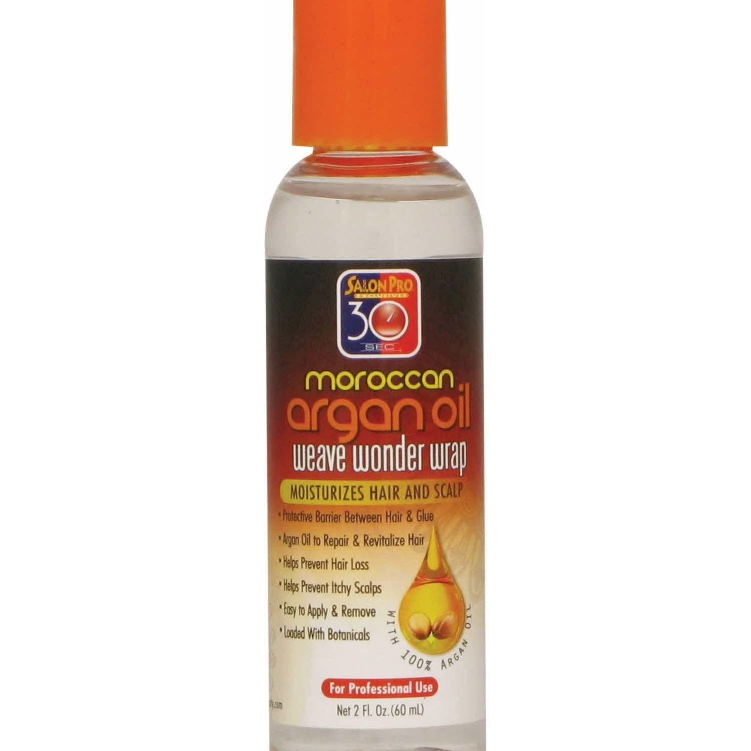 Salon Pro 30 Sec Moroccan Argan Oil Weave Wonder Wrap 2 Oz.,Pack of 12 ...
