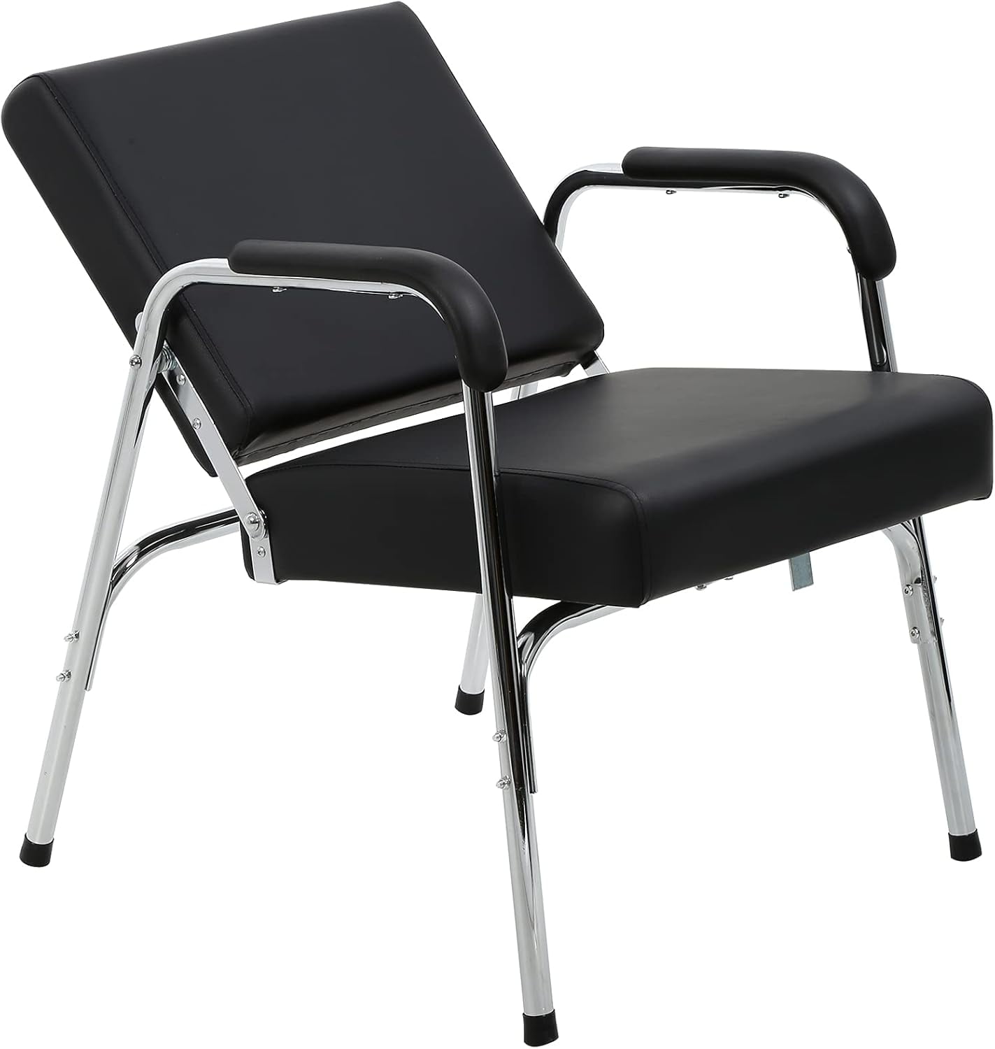 Salon Shampoo Chair Barber Chair Auto Reclining Barber, Extra Thick ...