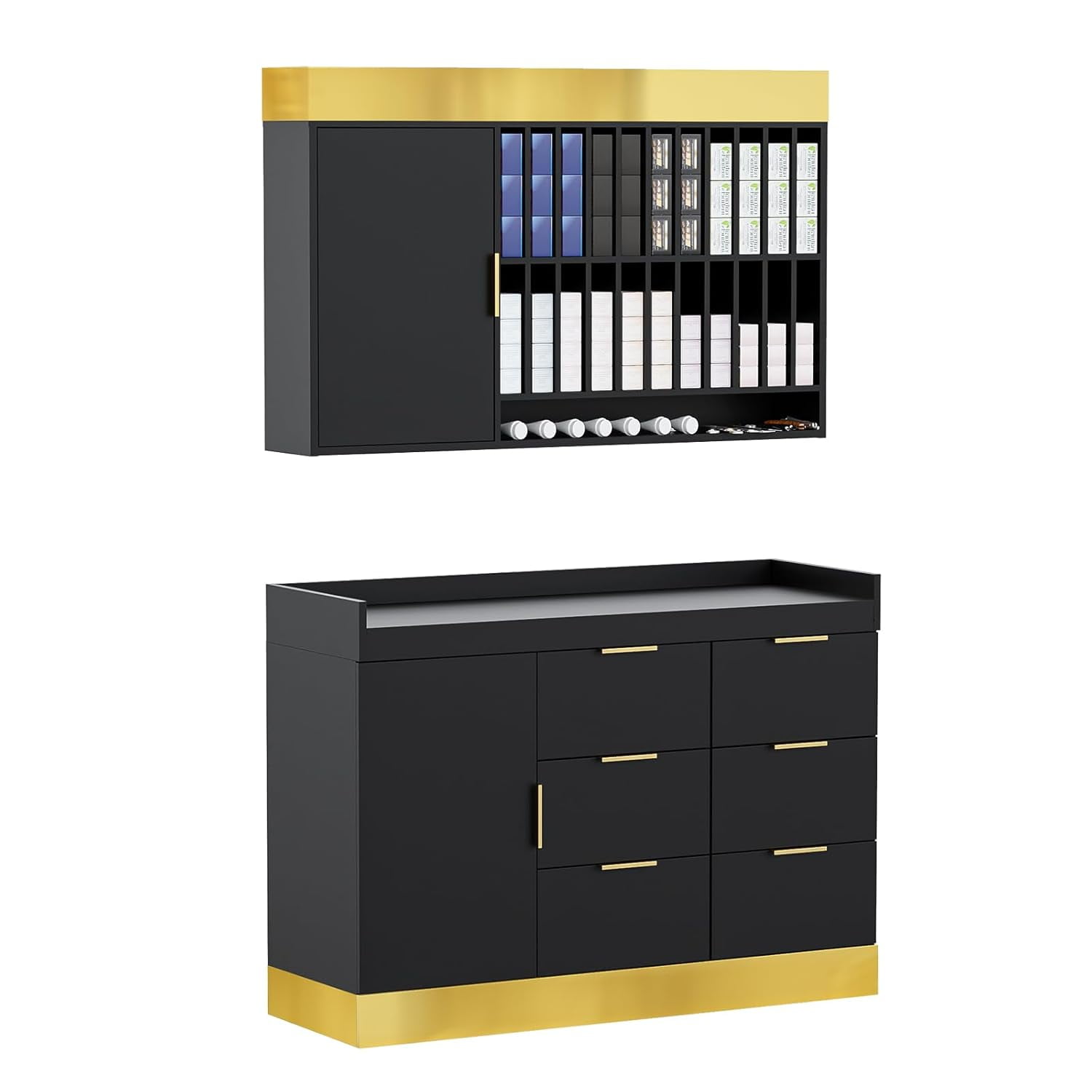 Salon Staion Barber Color Bar, Hair Color Organizer Rack, Salon Hair ...