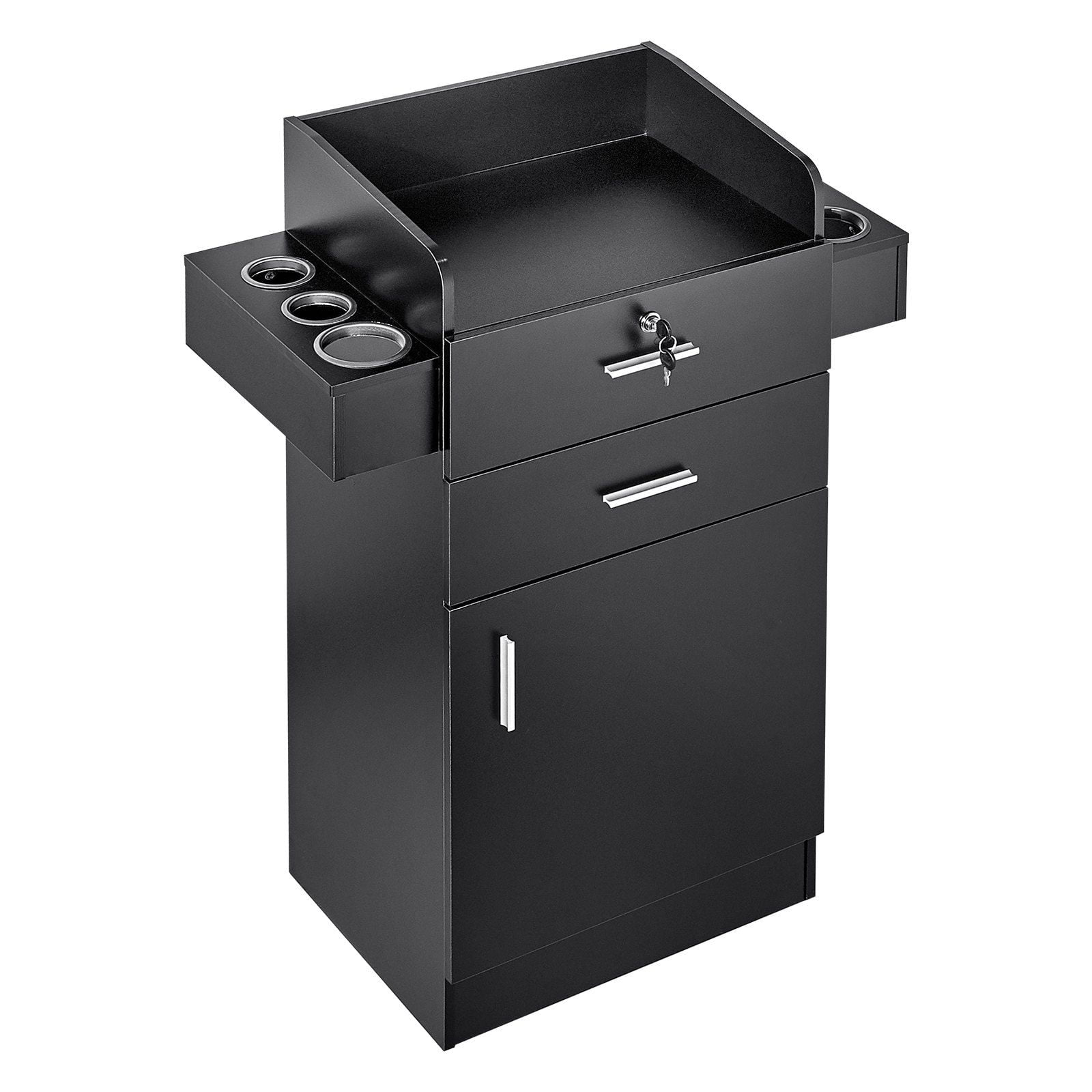 Salon Storage Cabinet, Barber Salon Station for Hair Stylist, Hair ...