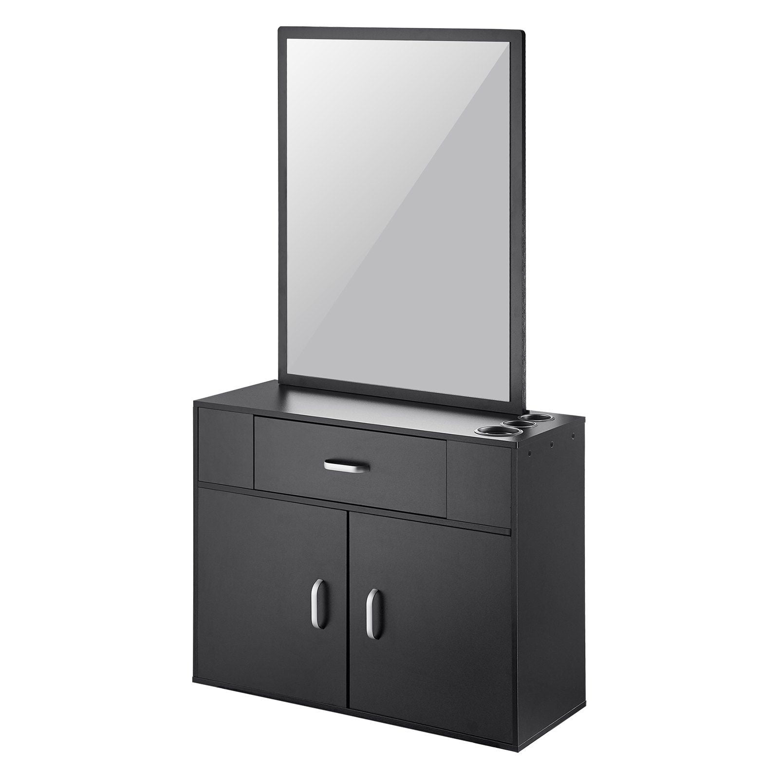 Salon Storage Cabinet, Wall Mounted Barber Salon Station for Hair ...