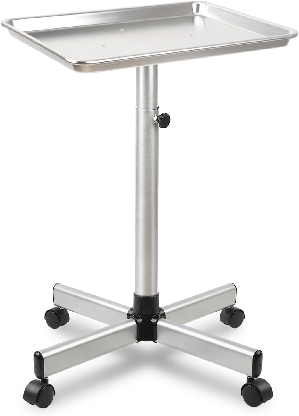 Salon Tray on Wheels, Rolling Tattoo Tray, Adjustable Hair Stylist Tray ...