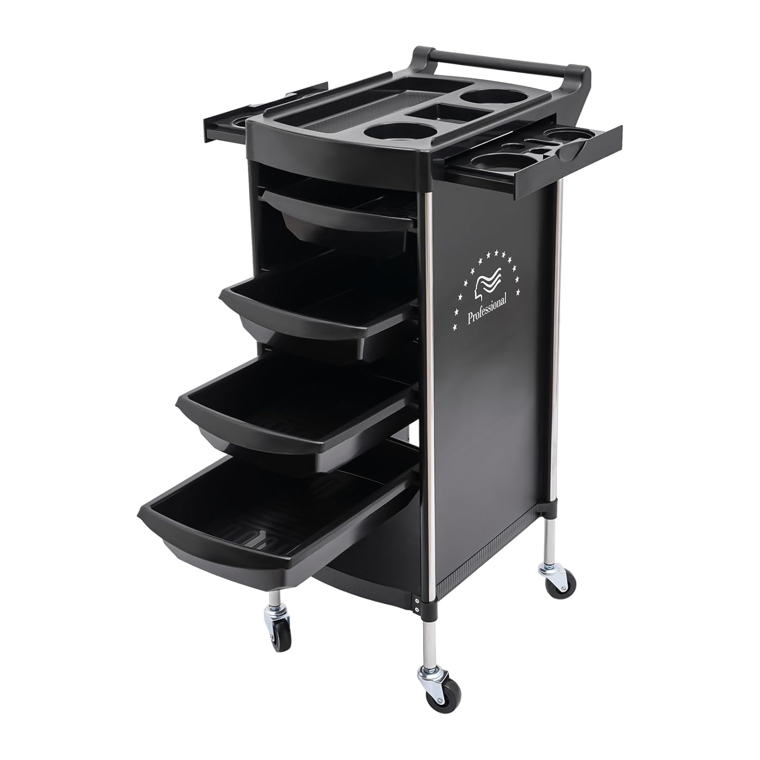 Salon Trolley Cart, 6-Tier Drawer-Type Multi-Functional Salon Trolley ...