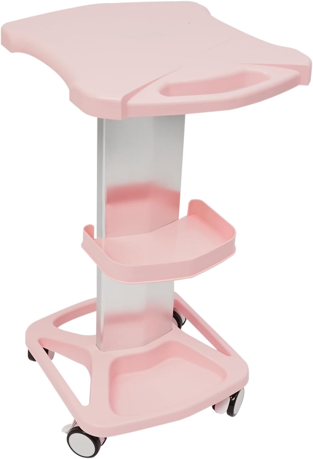 Salon Trolley Cart, Aluminum Alloy Rolling Salon Trolley with Wheels ...