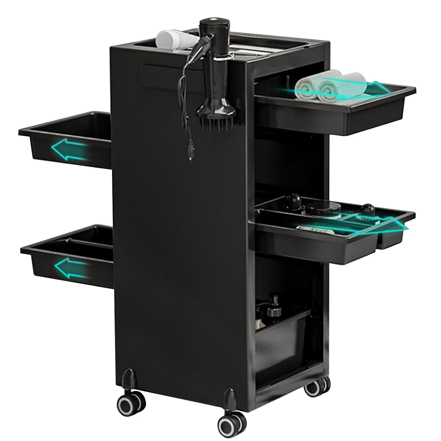 Salon Trolley Cart, Hair Salon Station Equipment, SPA Salon Tray Hair ...