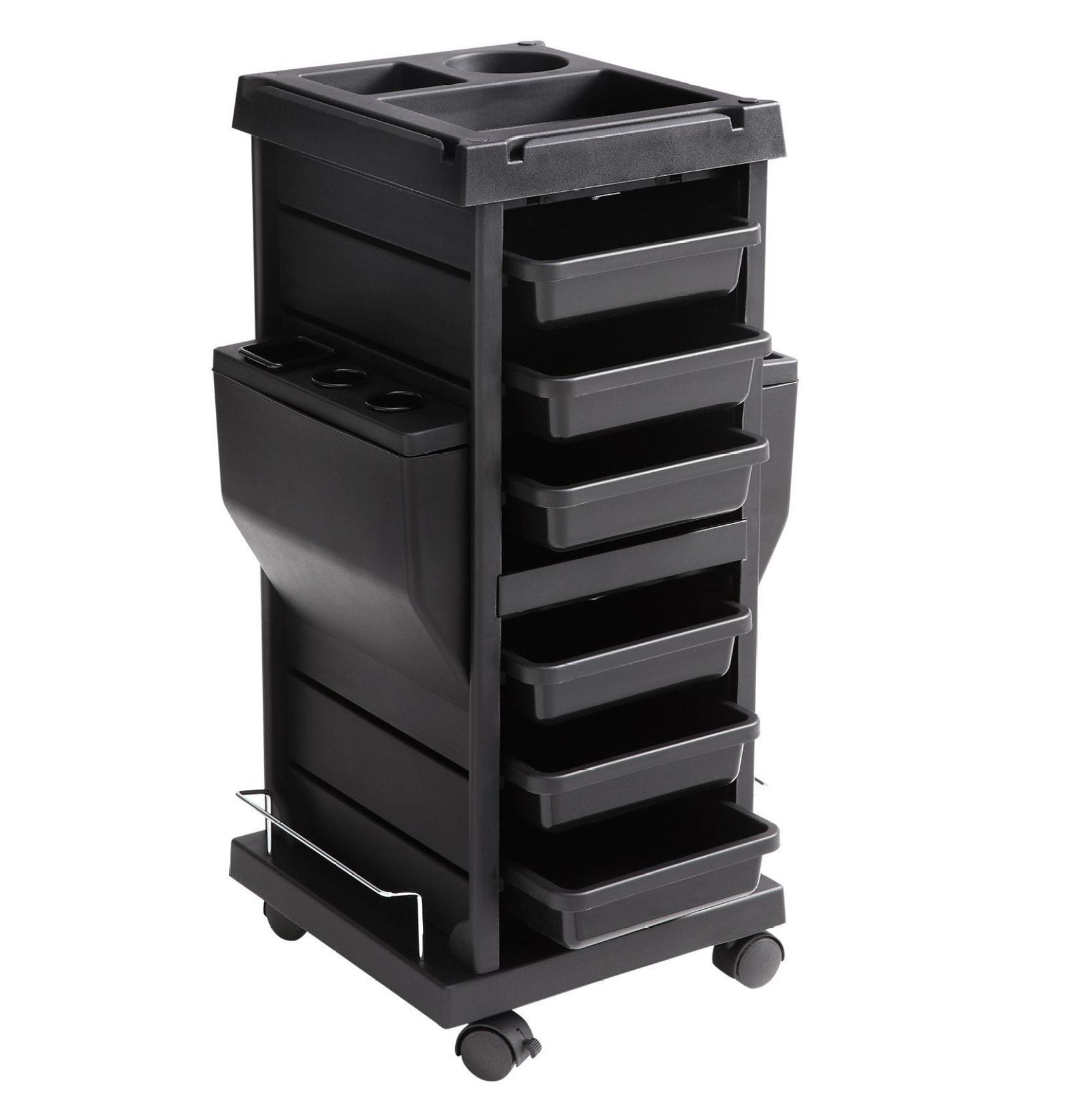 Salon Trolley Cart with Drawers, Lockable Beauty Cart for Stylists - 6 ...