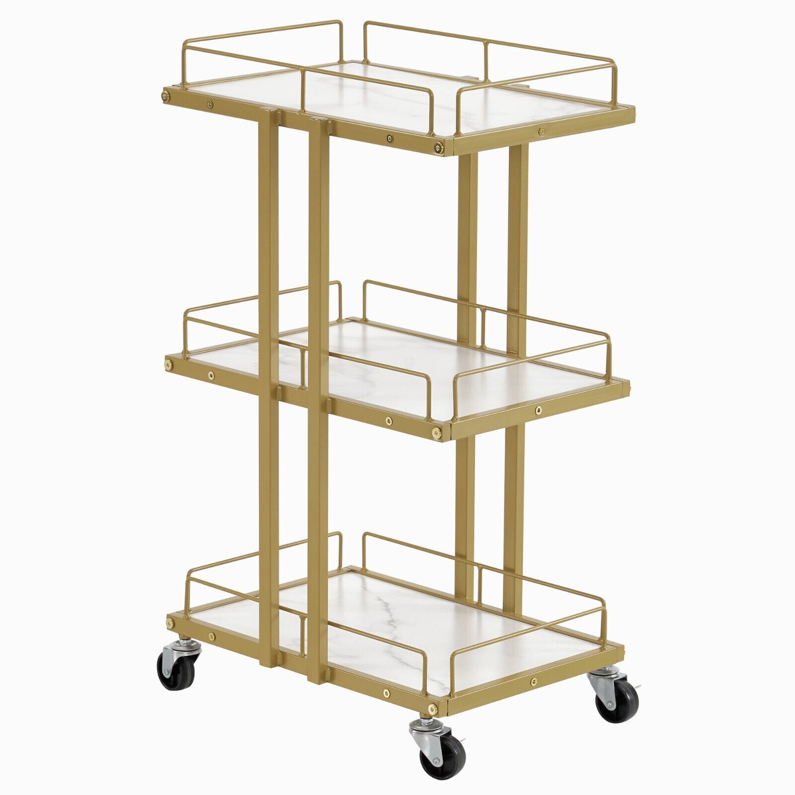 Salon Trolley Multi-functional Salon Cart Rolling Cart 2061 - Walmart.com