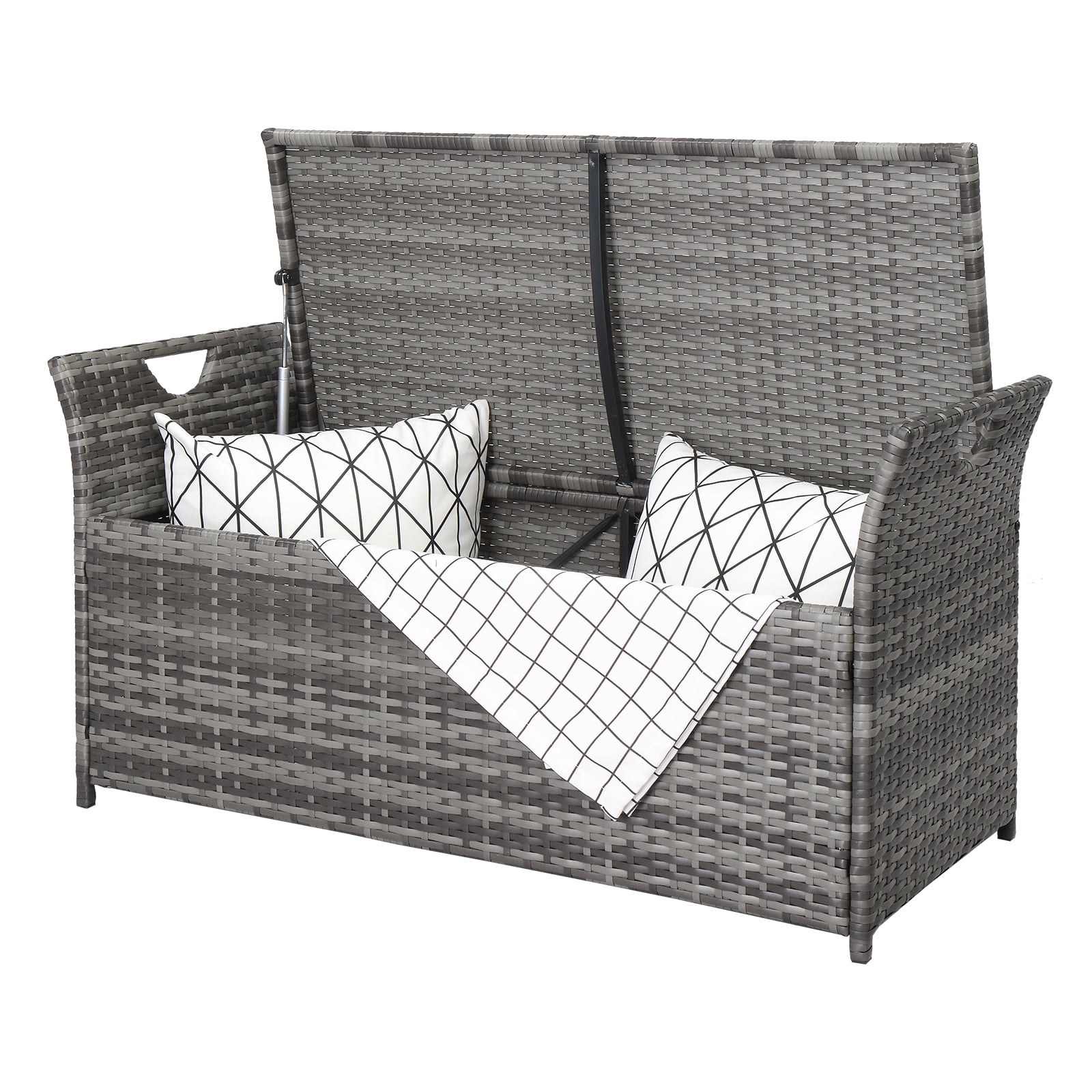 SalonMore 33 gal Wicker Storage Container with Versatile Storage Box ...