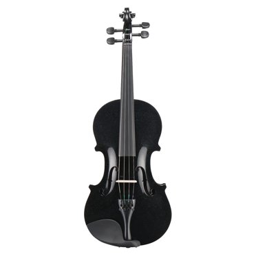 UBesGoo 4/4 Full Size Violin Set with Case, Bow, Rosin, Black - Walmart.com