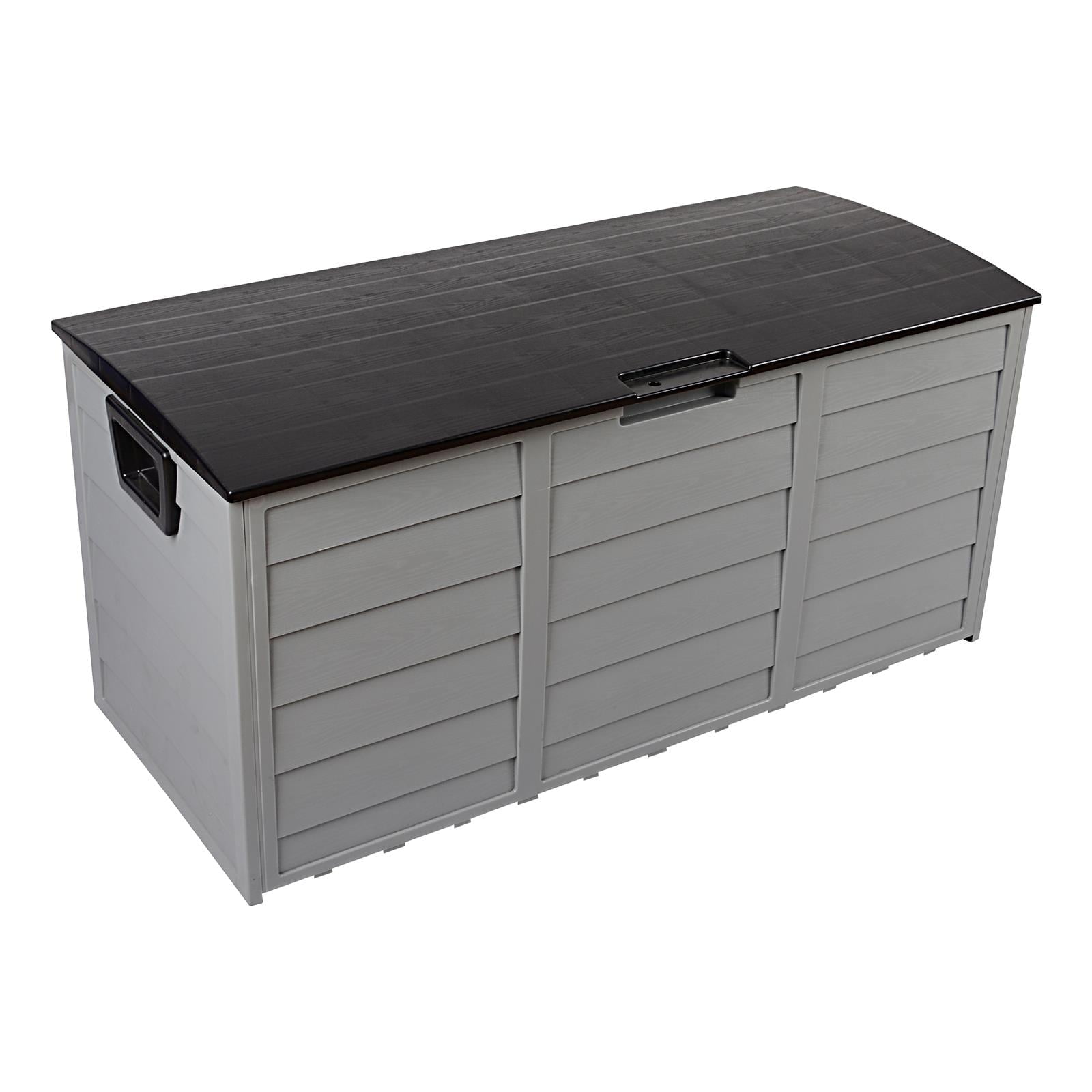 SalonMore Large 75gal Resin Outdoor Garden Storage Container, Lockable ...