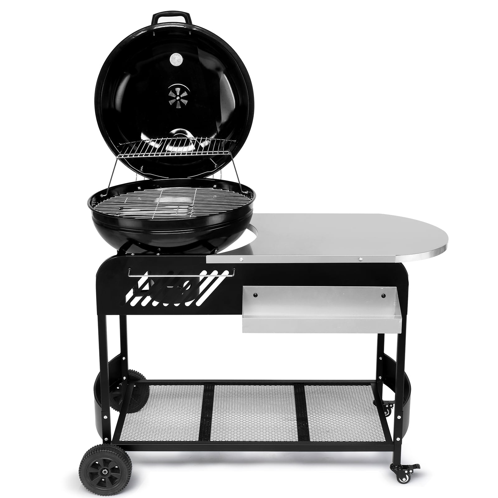SalonMore Charcoal Grill Oven Double Decker Enameled Carbon Grill with ...