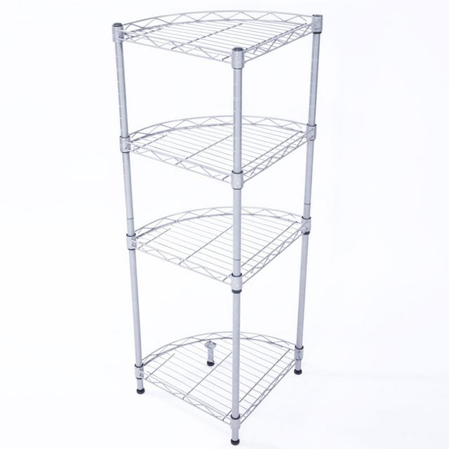 SalonMore Heavy Duty 4 Tier Kitchen Bathroom Wire Storage Shelf ...