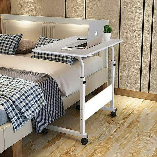 SalonMore Small Mobile Portable Work Table, Adjustable Height Rolling ...