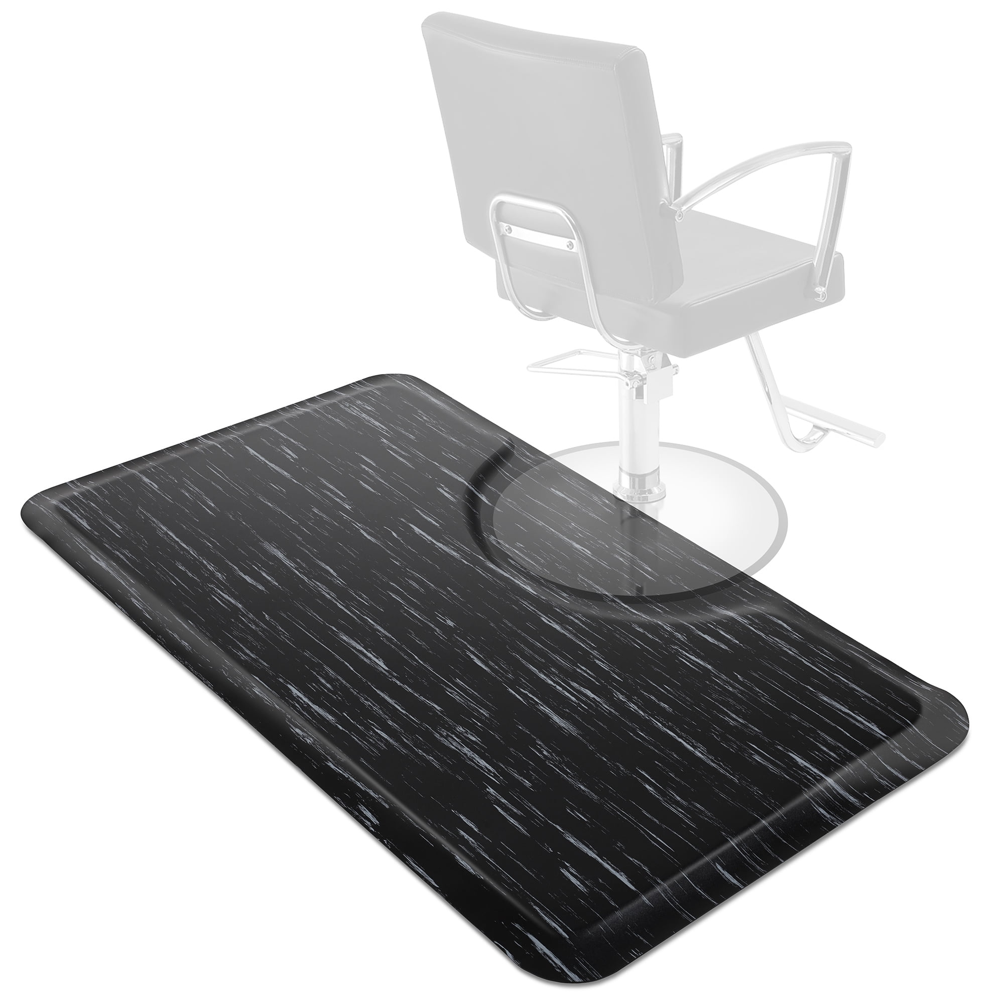 Saloniture 3 ft. x 5 ft. Barber & Salon Floor Mat - 7/8 in. Thick ...