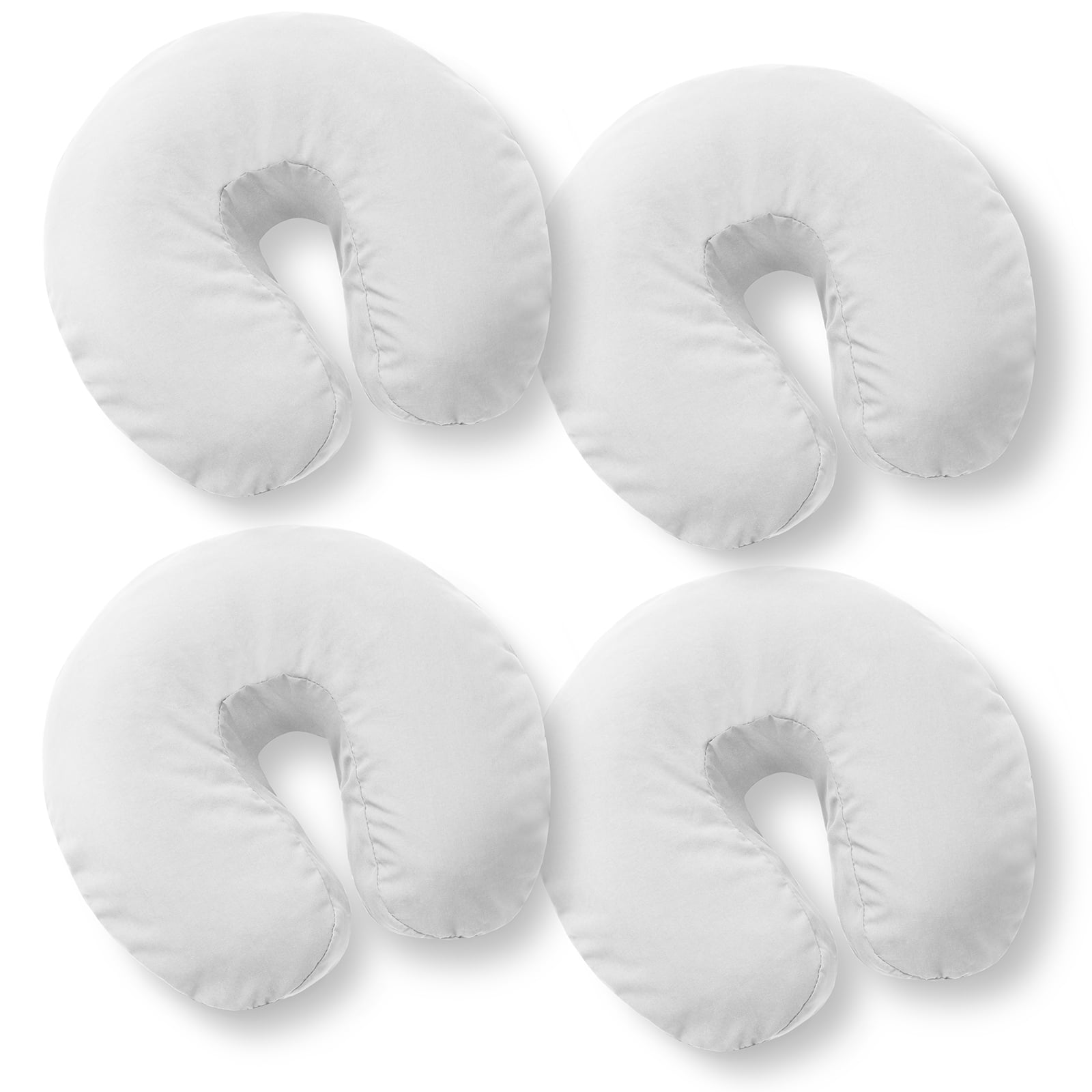 Saloniture 4-Pack Microfiber Face Cradle Covers, Ultra Soft, Fitted ...