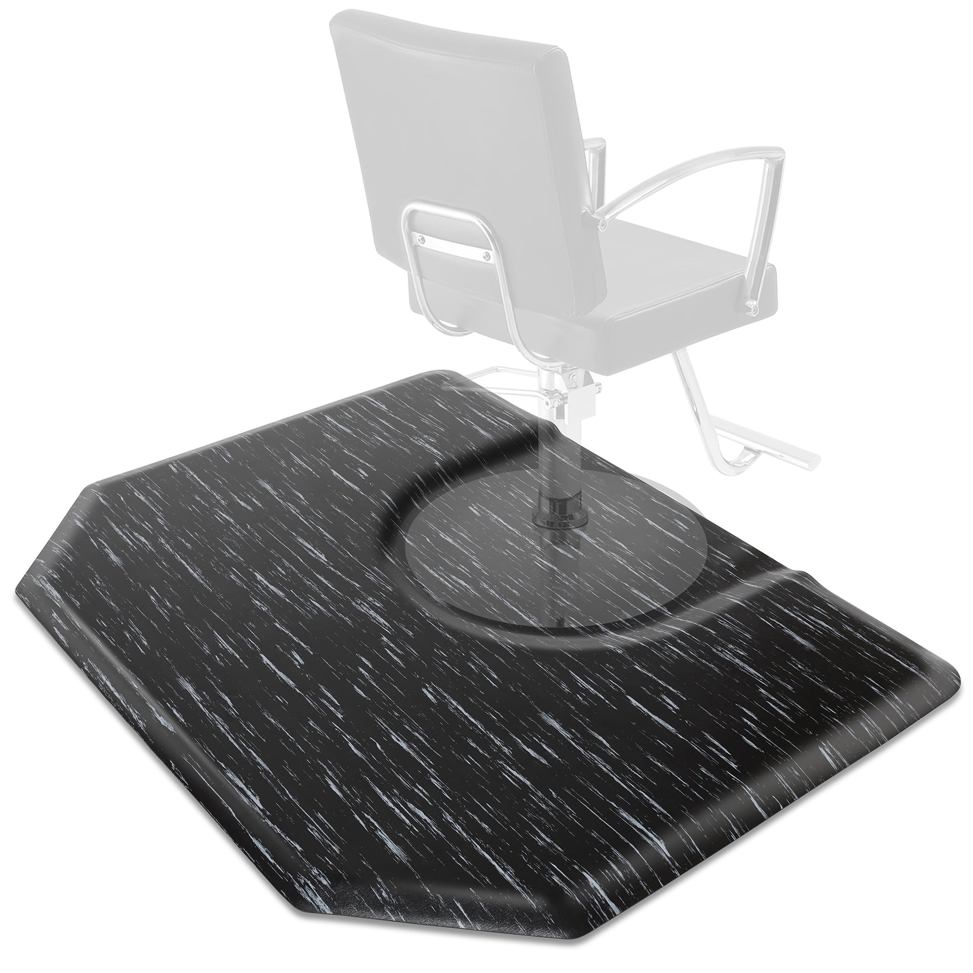 Saloniture 5 ft. x 4 ft. Barber & Salon Floor Mat - 7/8 in. Thick ...