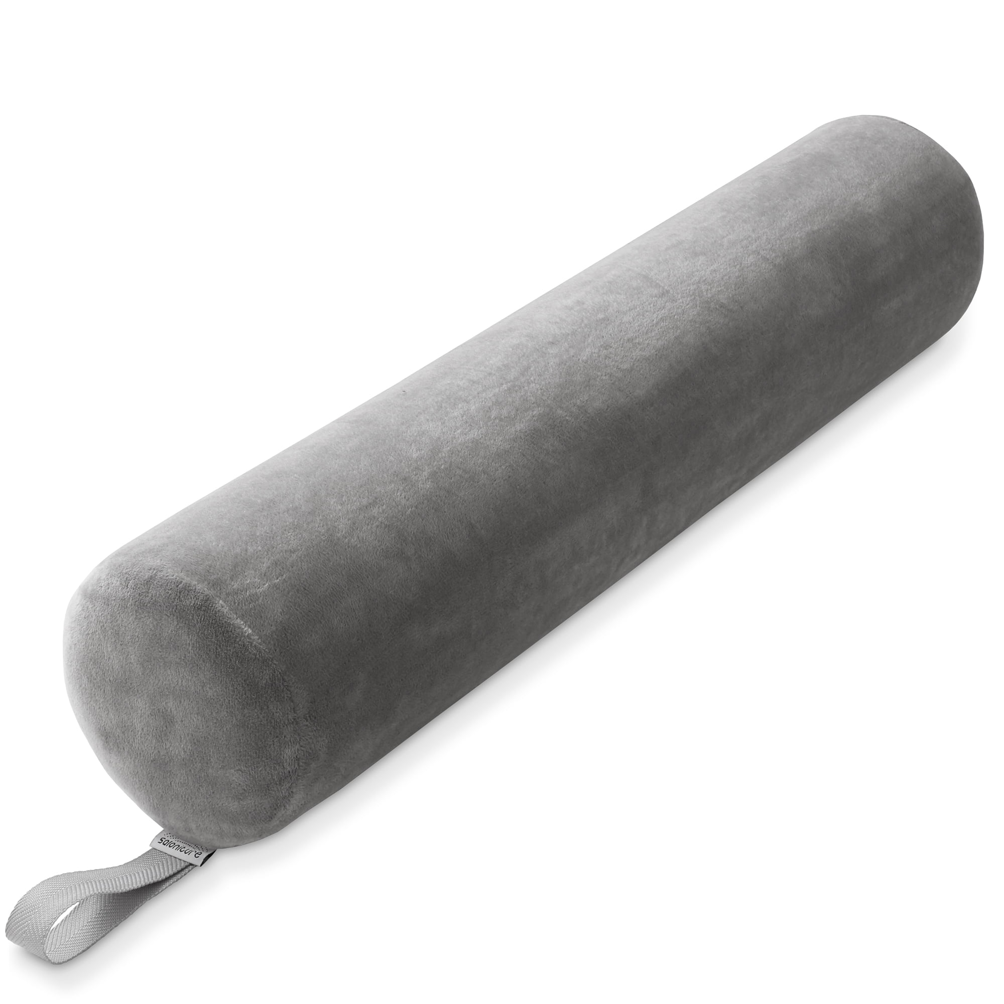 Saloniture Full Round 26" x 6" Massage Table Bolster Pillow Pad - Gray ...