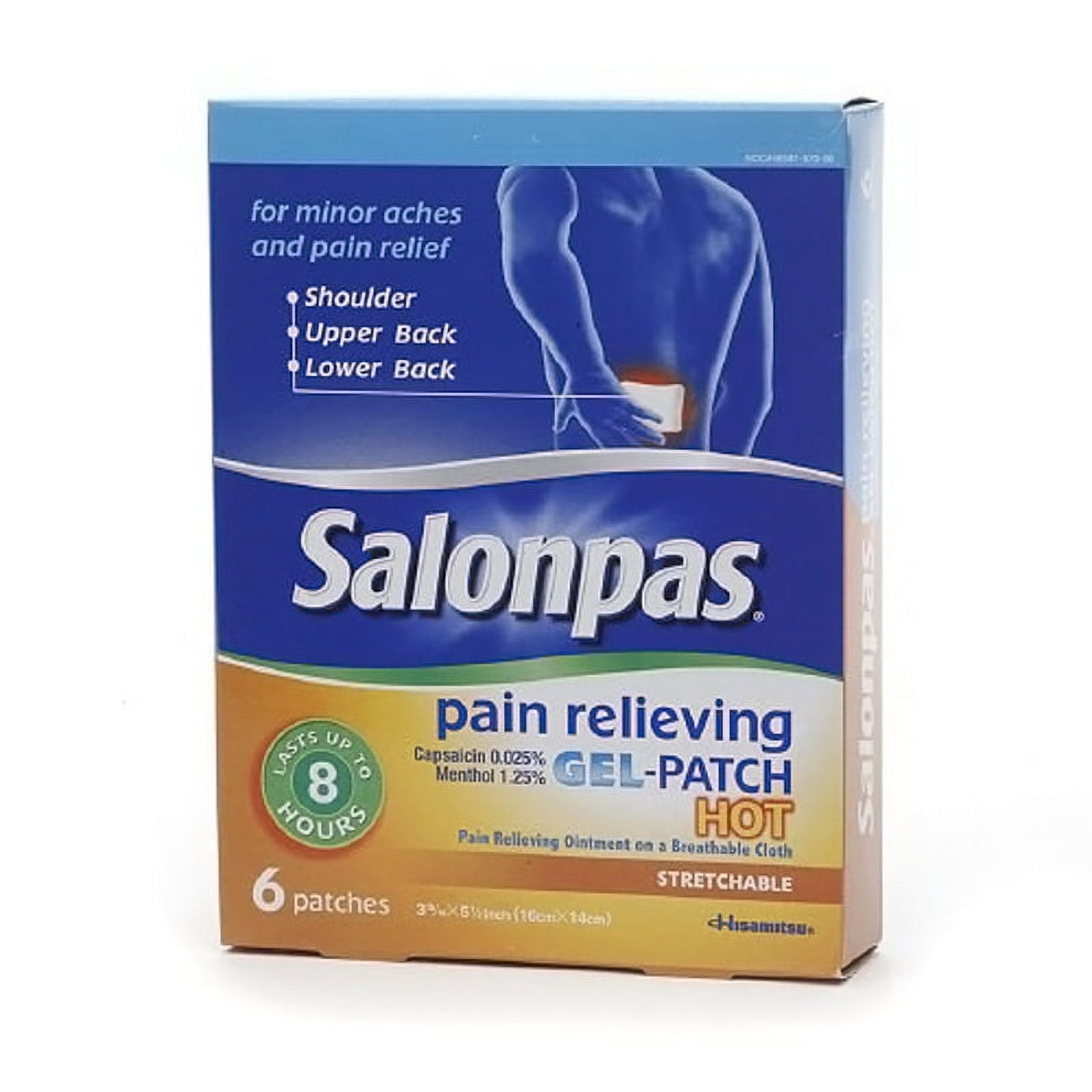 Salonpas Arthritis Pain Relieving Hot Gel-Patch - 6 Ea - Walmart.com