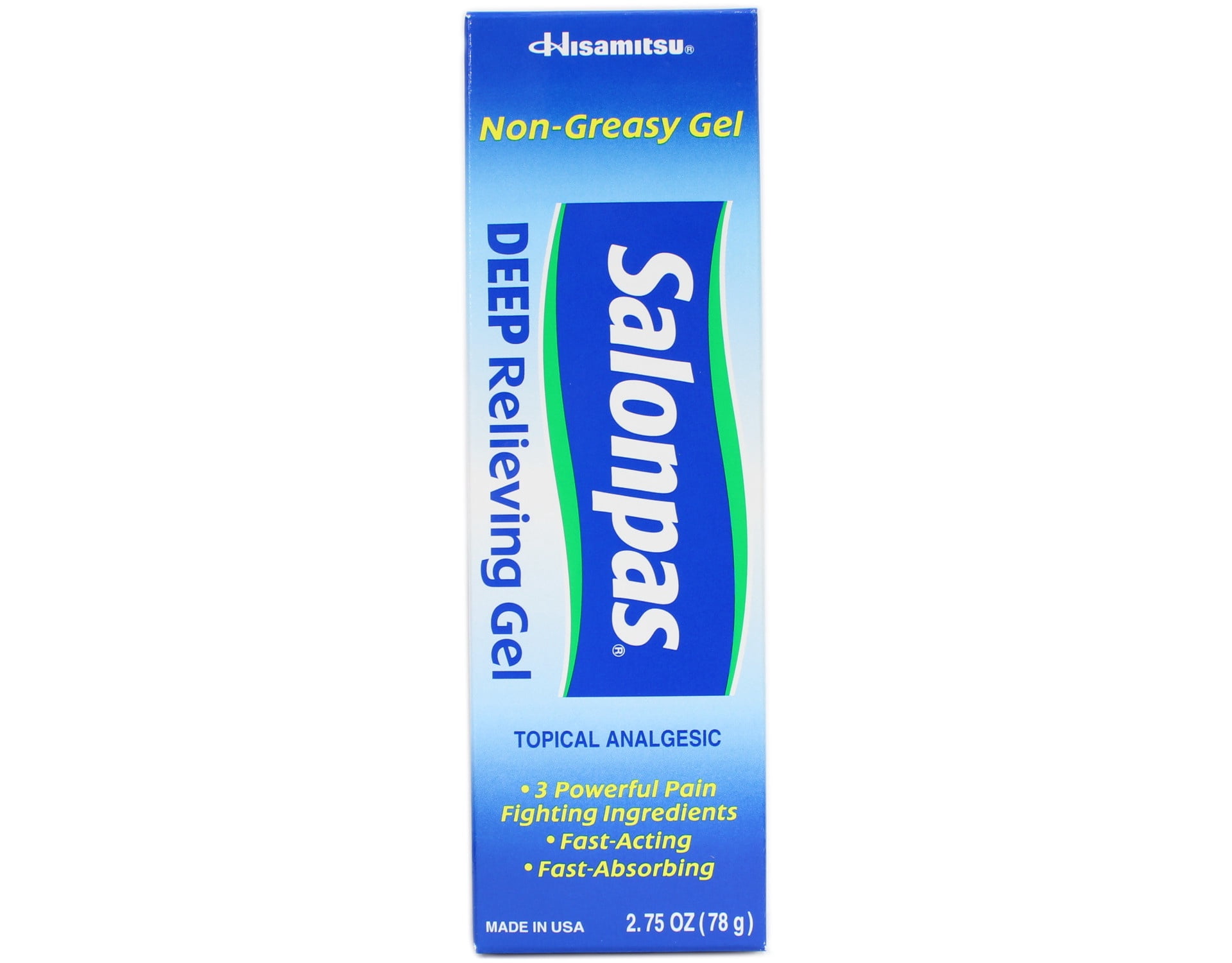 Salonpas Deep Muscles Pain Relieving Gel, Topical Analgesic- 2.75 Oz ...