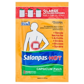HealthWise Max Strength 4% Lidocaine Back Analgesic Patch, 3.9”x5.5 ...