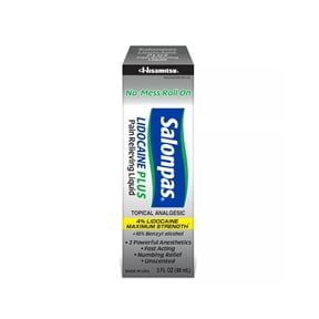 Salonpas Lidocaine Plus Pain Relieving Liquid Roll On, 3 fluid oz (88 ...