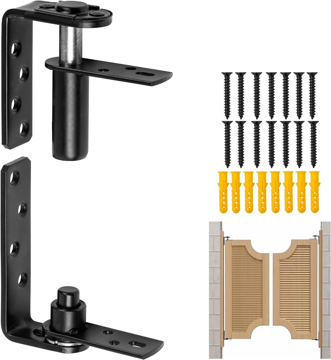 The Saloon Door Hinges,Cafe Door Hinges,Self-Return Double Swinging ...