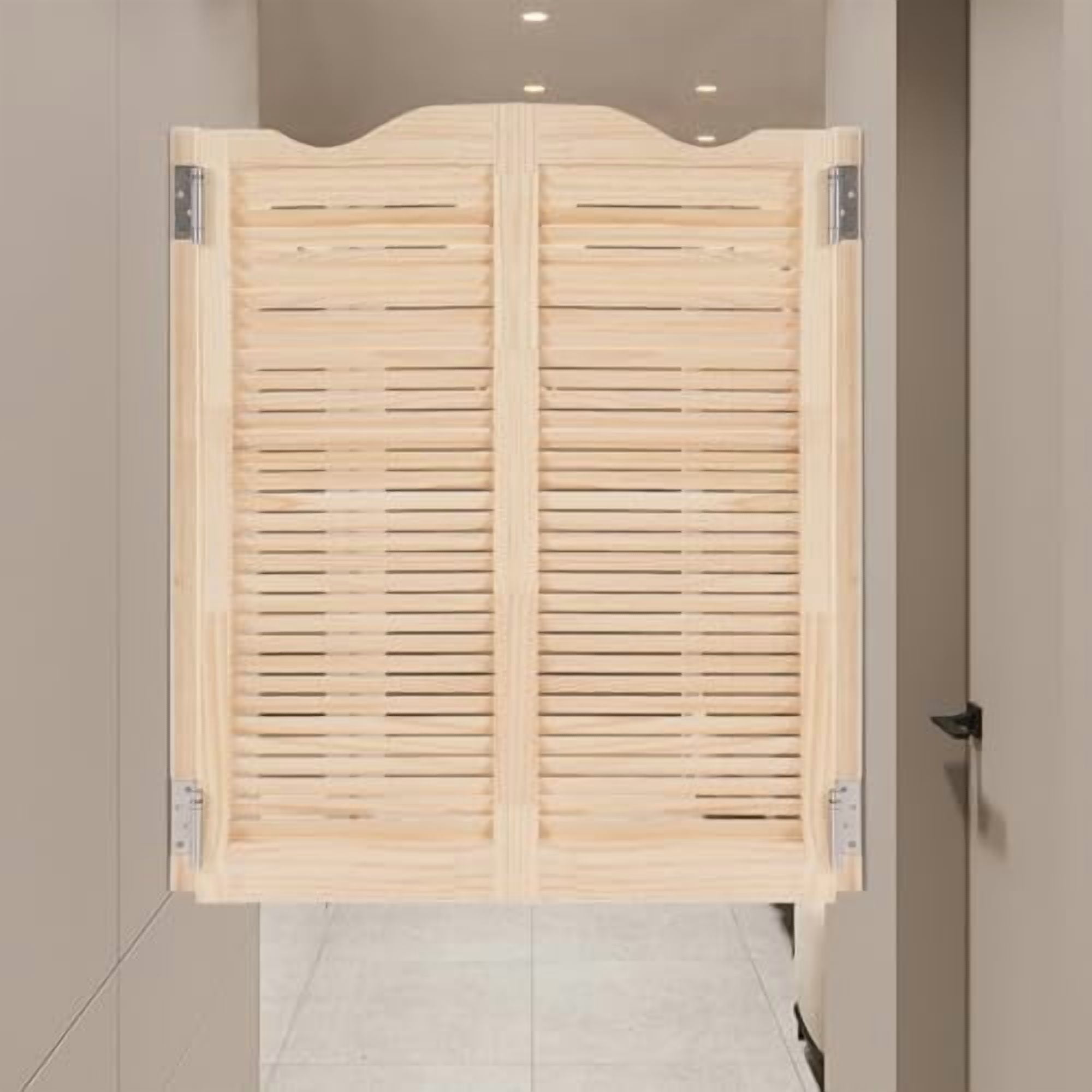 Saloon Doors, Interior Pine Wood Swinging Doors Cafe Doors, Premade ...
