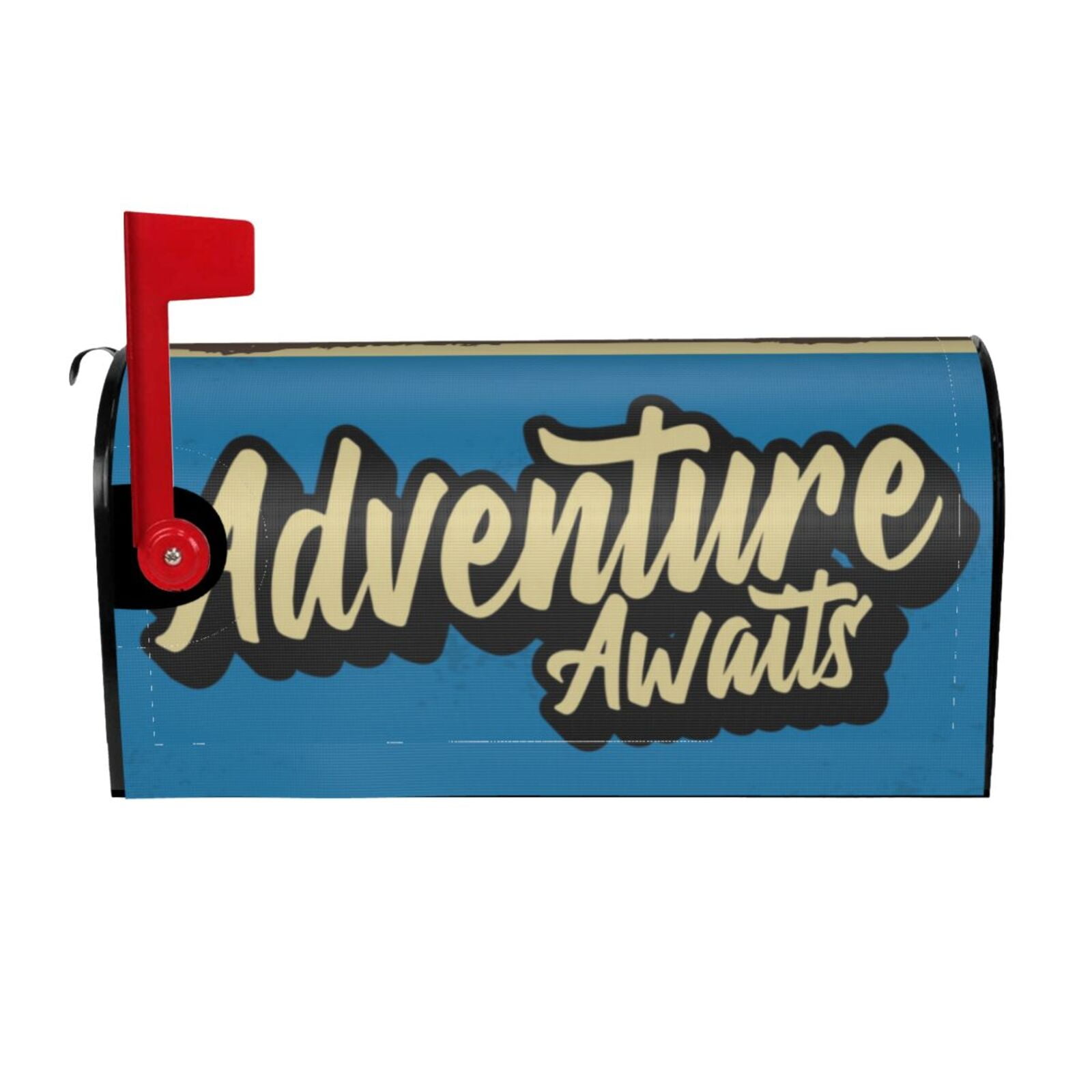 Salouo Adventure Awaits for Magnetic Mailbox Covers Waterproof Post Box ...