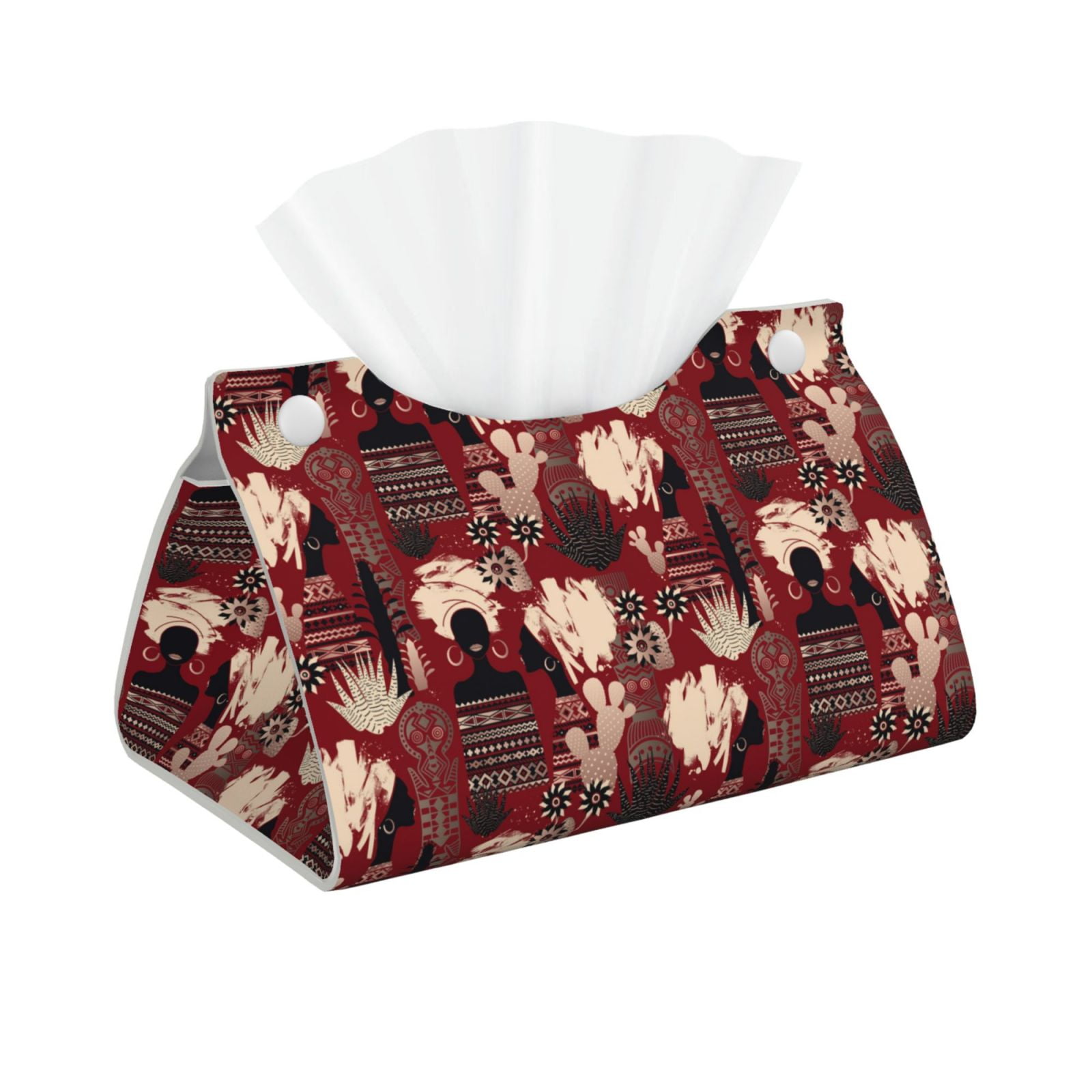 Salouo African Women A Pattern Long Tissue Box Cover Rectangular–Plus ...