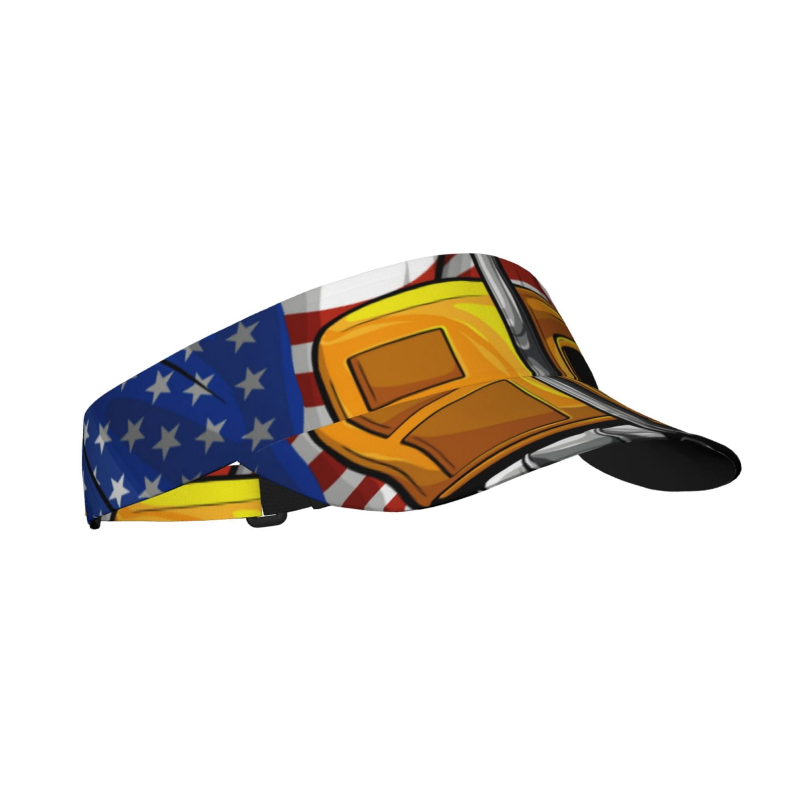 Salouo American Truck Pattern Sport Sun Visor Hats,1-Piece of Adult ...