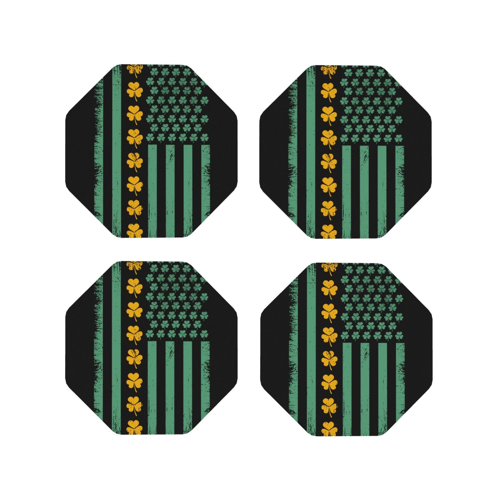 Salouo American doctor Print Round Coaster,Drink Coasters Leather Bar ...
