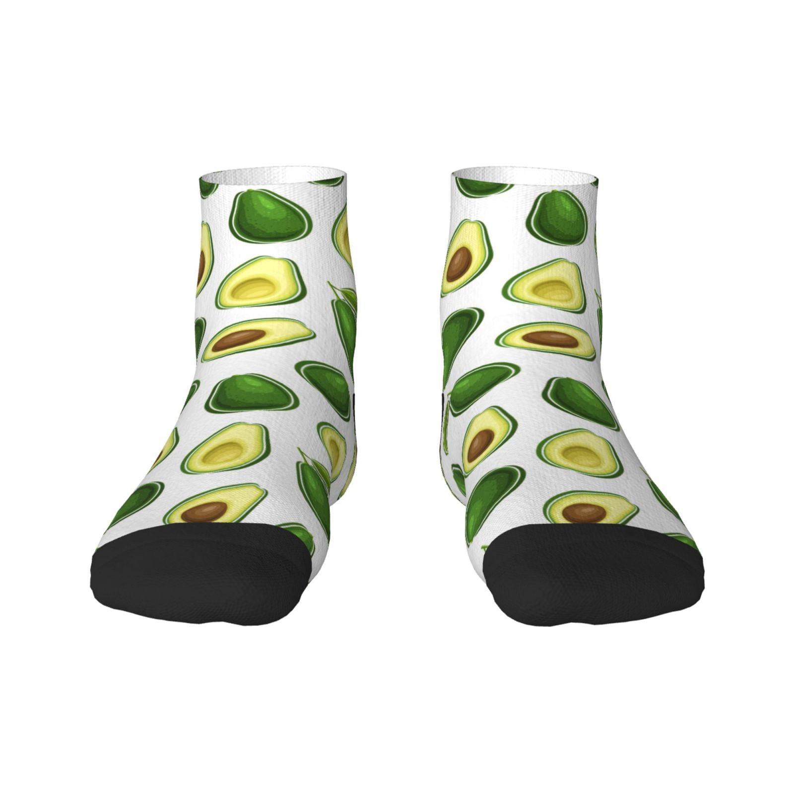 Salouo Avocado1 Pattern Unisex Middle Tube Socks,Middle-Finger Knee High Socks Over The Calf ...