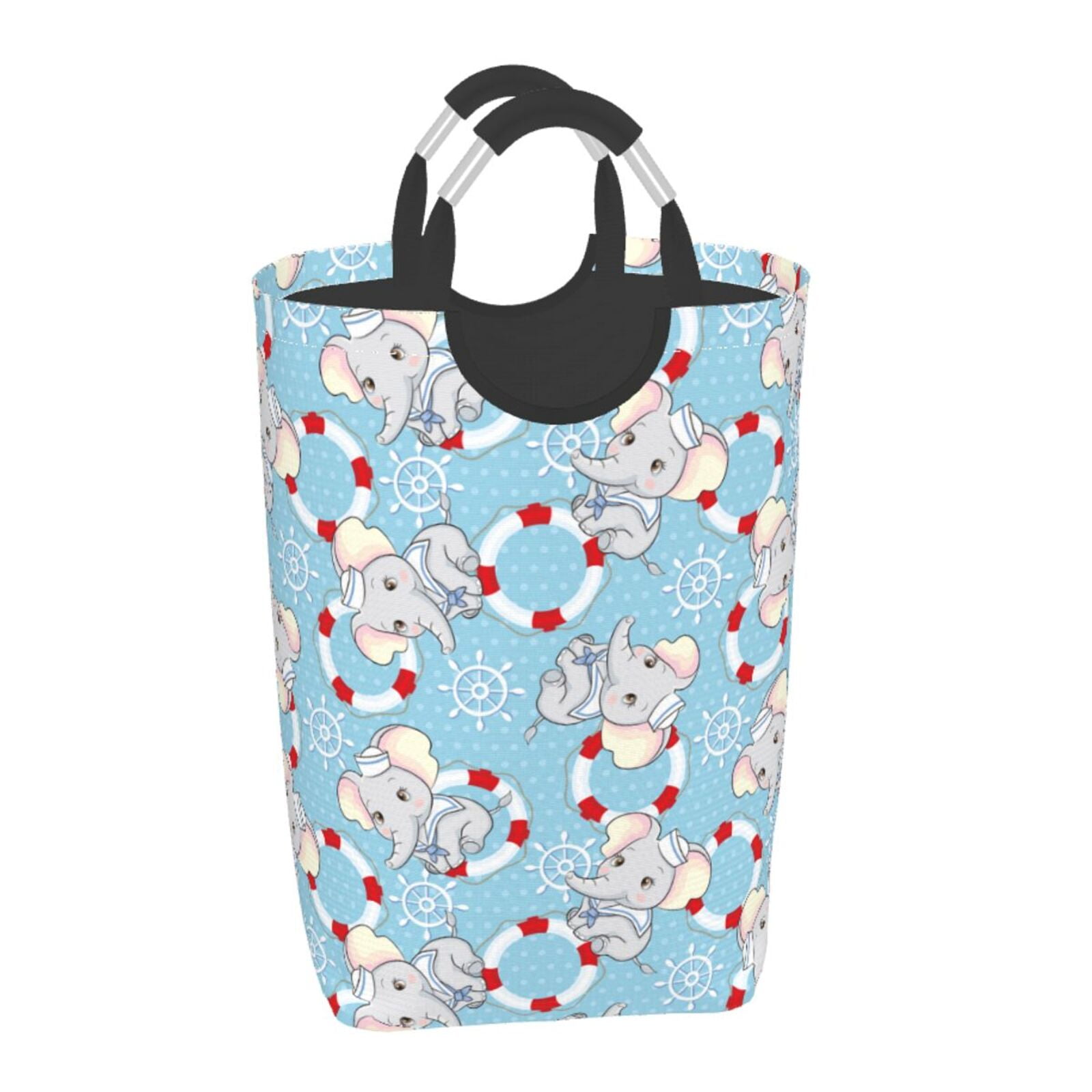 Salouo Baby Elephant for Dirty Clothes Hamper,Extra Large Hamper Basket ...