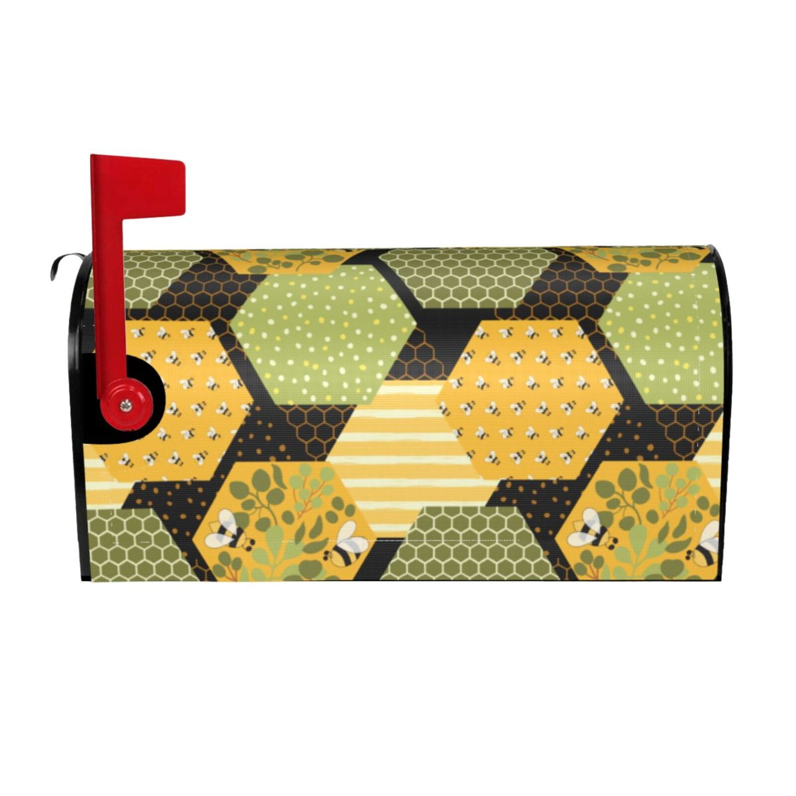 Salouo Bee honey for Magnetic Mailbox Covers Waterproof Post Box Cover ...
