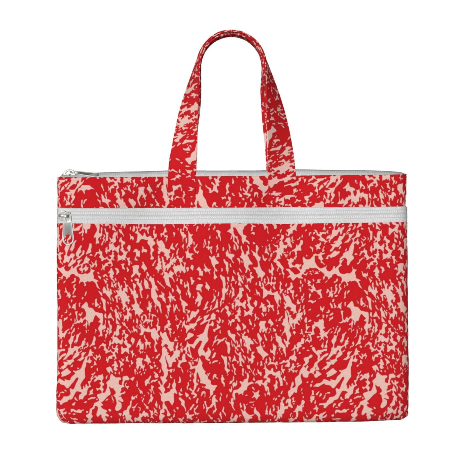 Salouo Beef for Canvas Tote File Bag, Tote Bag With Zipper Business ...