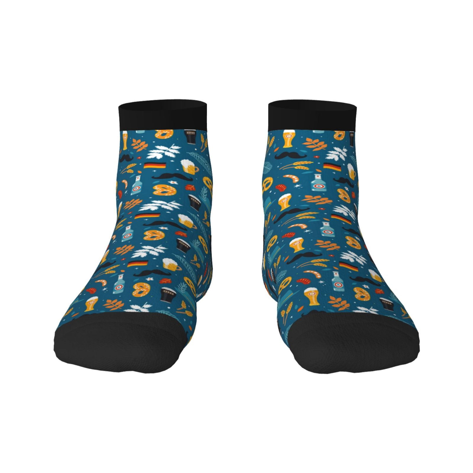 Salouo Beer Bottles Pattern Unisex Middle Tube Socks,Middle-Finger Knee ...