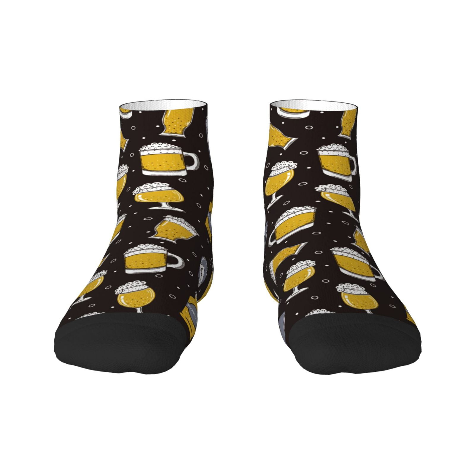 Salouo Beer In A Bottle Pattern Unisex Middle Tube Socks,Middle-Finger ...
