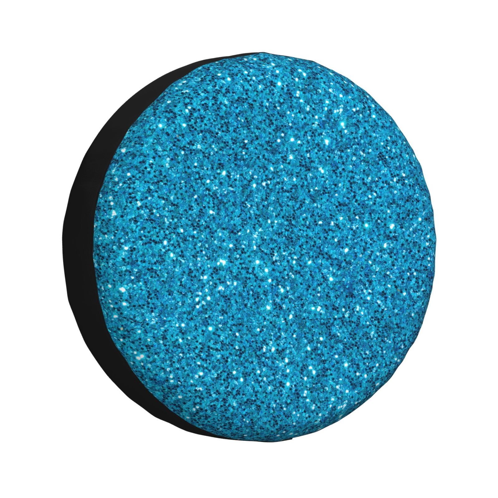 Salouo Blue Glitter Print Spare Tire Cover 14-17 inch Spare Tire ...