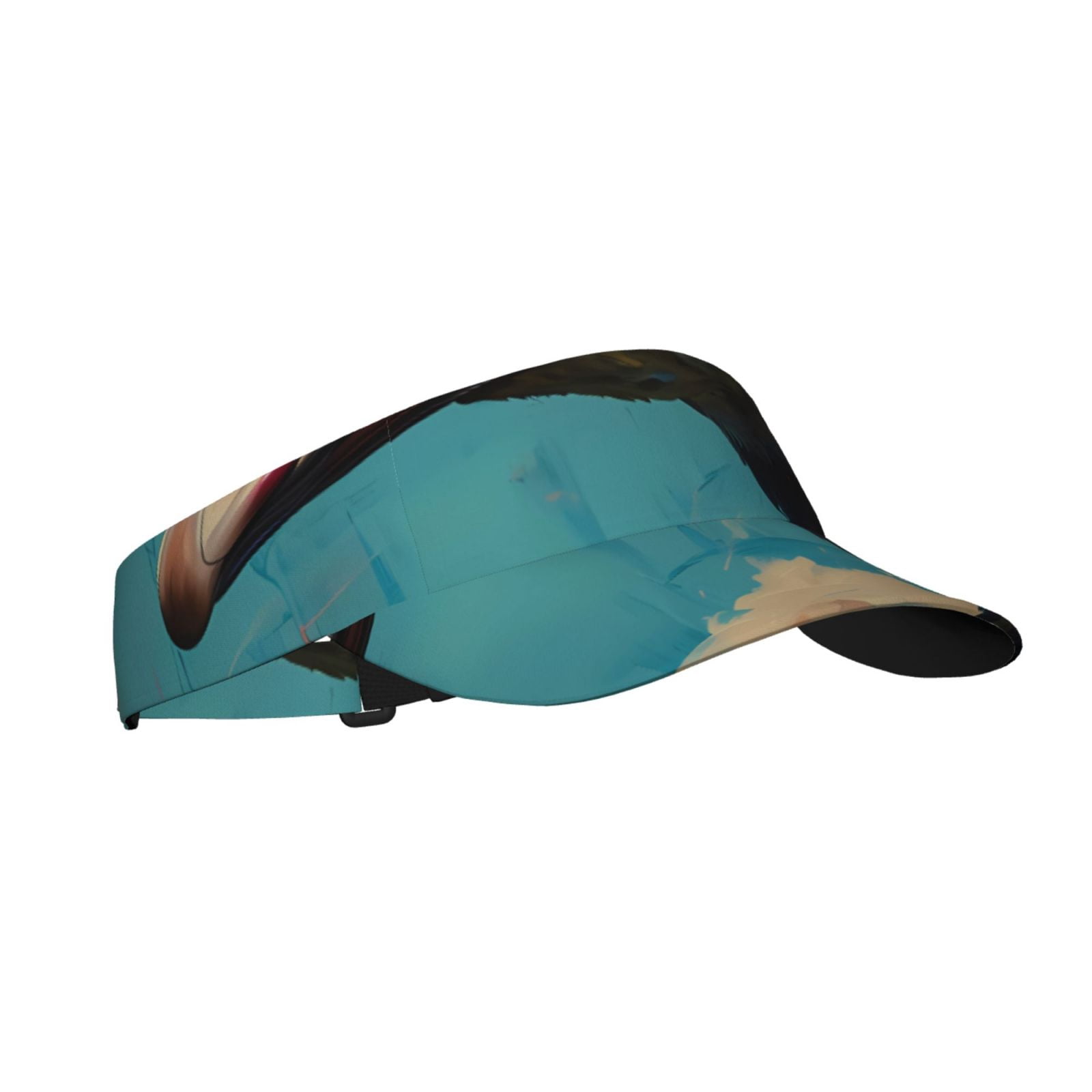 Salouo Blue Watercolor Duck Pattern Sport Sun Visor Hats,1-Piece of ...