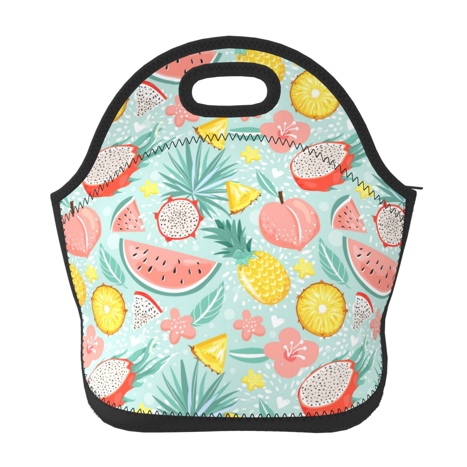 Salouo Bright Peach for Lunch Tote,Lunch Bag Insulated Lunch Box ...