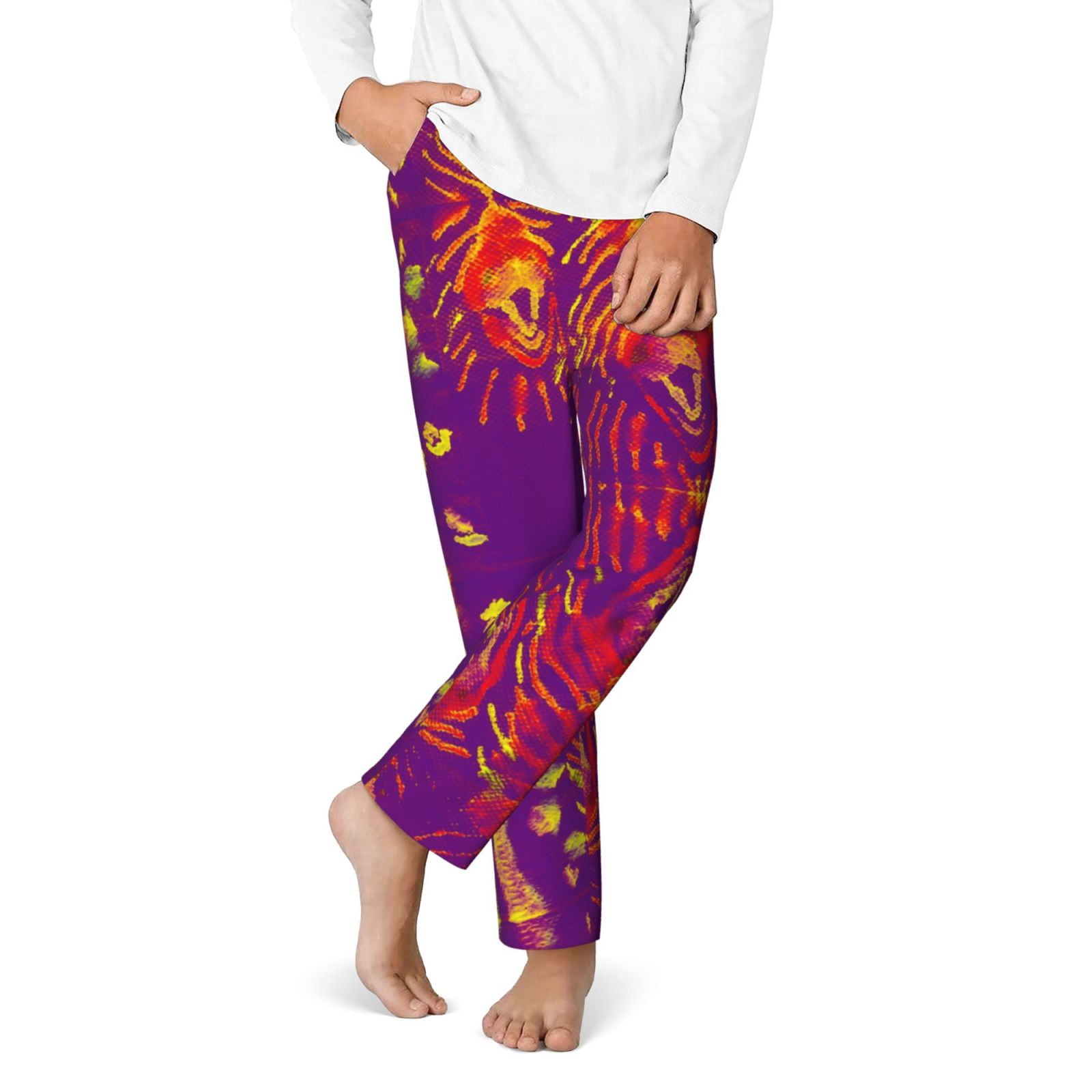 Salouo Bright Textured Animal Pattern Boys Pajama Pants,Long Sleep ...