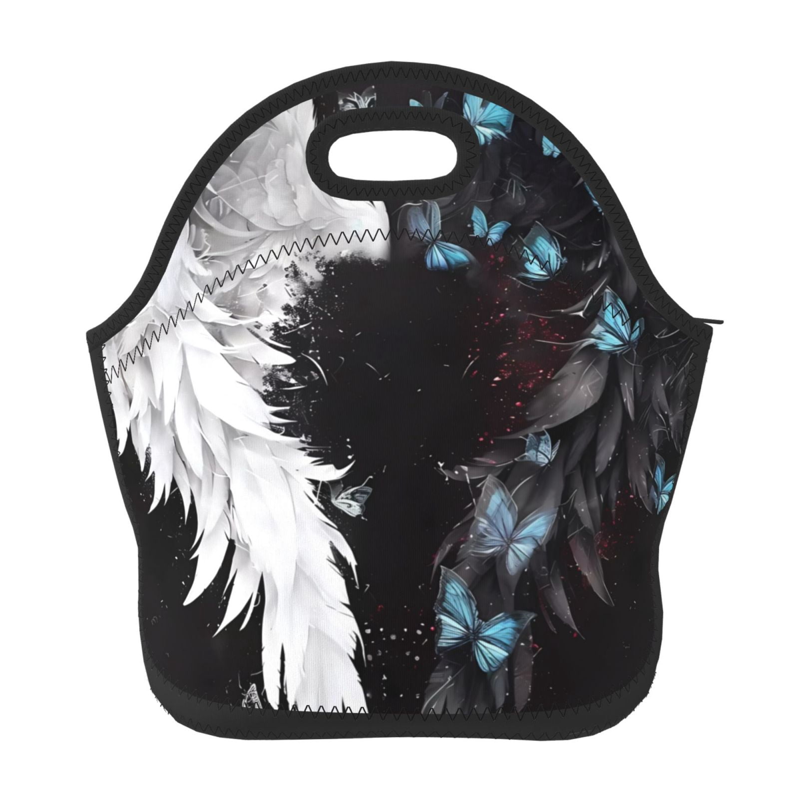 Salouo Butterfly Angel Wings Art for Lunch Tote,Lunch Bag Insulated ...