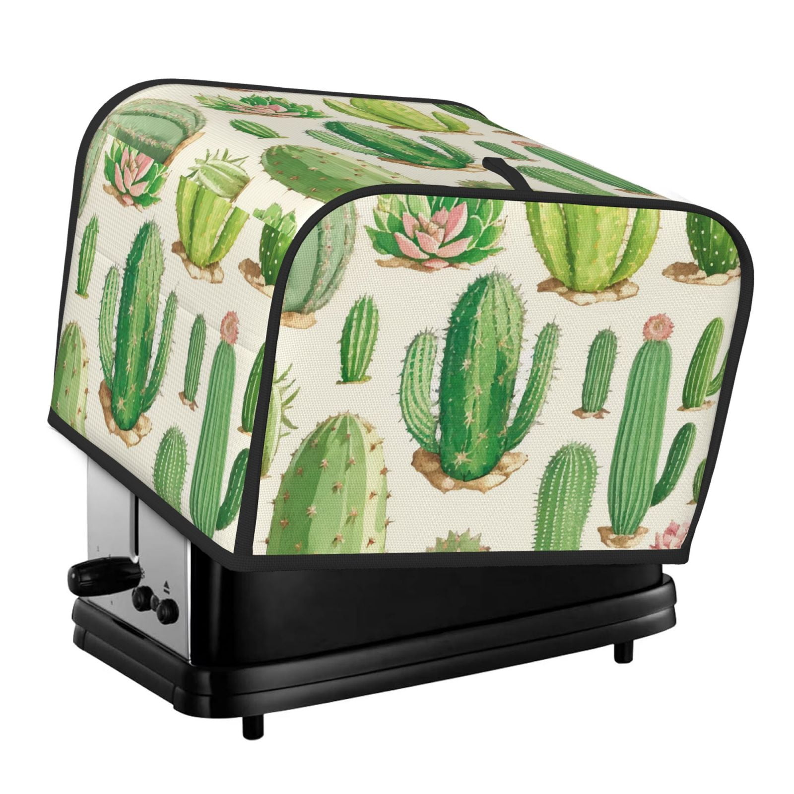 Salouo Cactus And Succulent Pattern Four Slice Bread Machine Cover ...